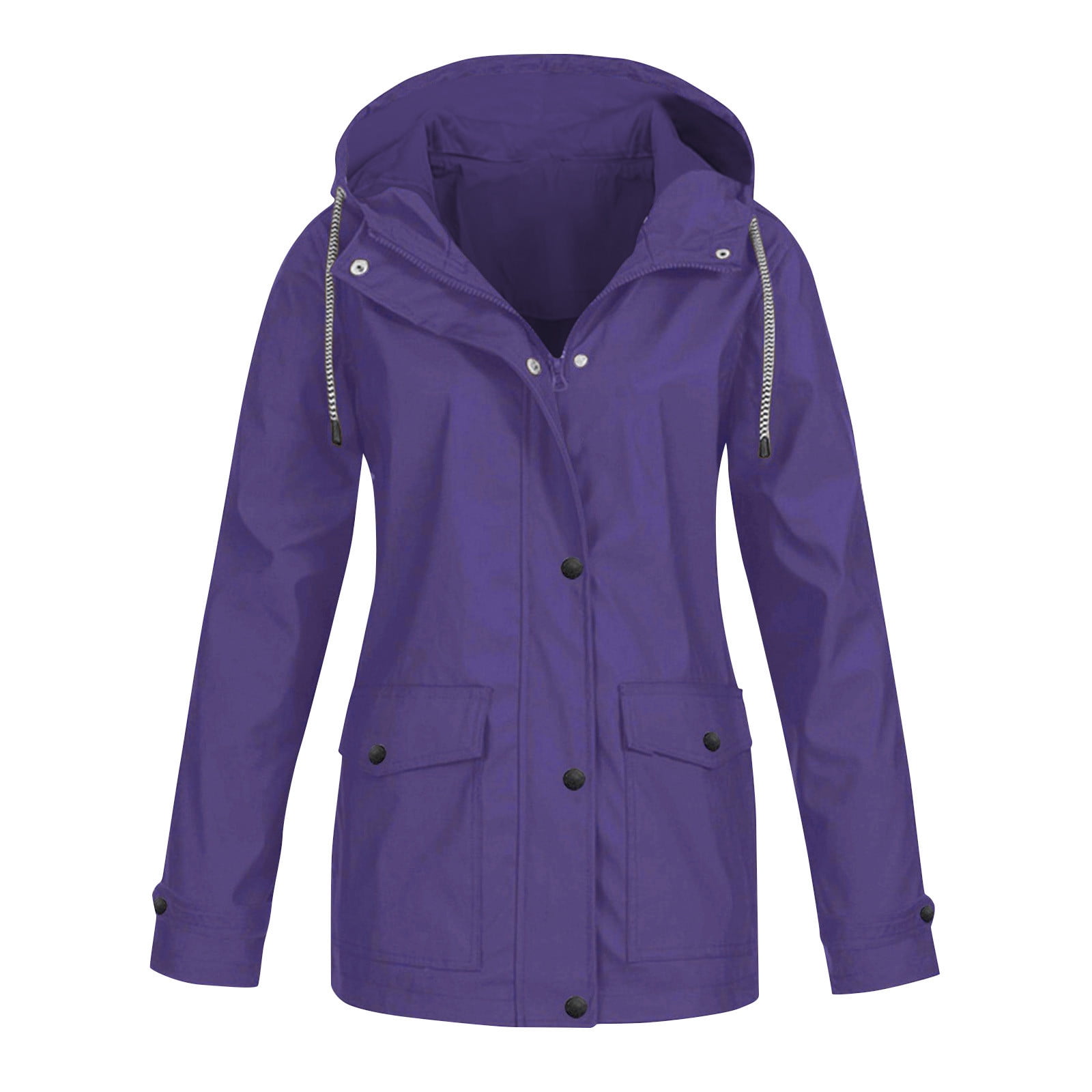 Women Jacket,Long Waterproof Jackets for Women Plus Size, Women's Zip ...