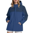 Women Jackets Windbreaker Waterproof Softshell Jacket with Hood Zip Up ...