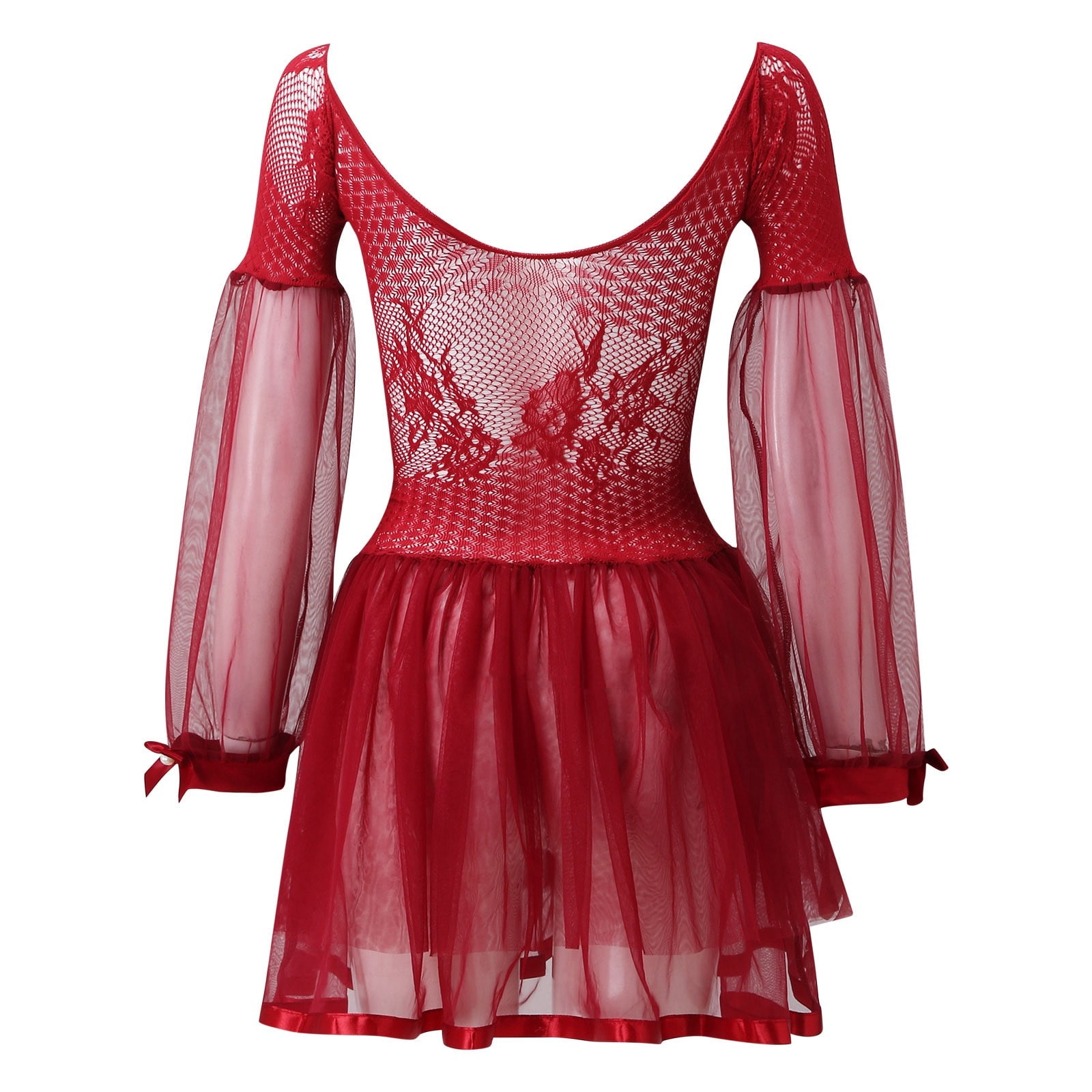 Women Lace Bodysuit for Women with Support Mesh Underwear Fishnet Dress ...