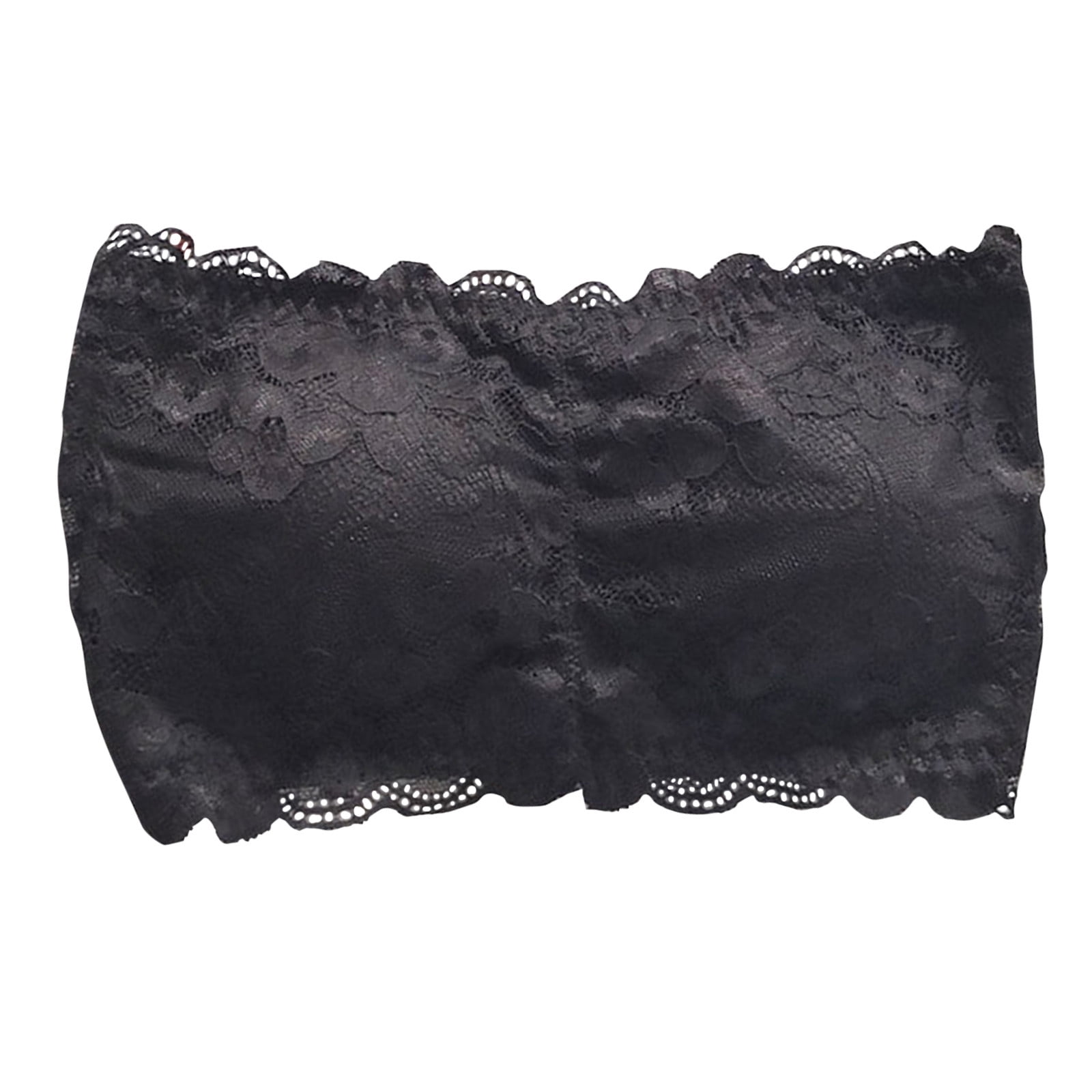 KTMKH Women Lace Lingerie Wrapped Chest Seamless Invisible Bra ...