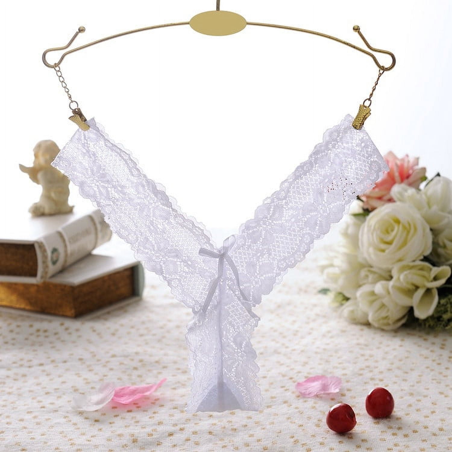 Women Lace Panties Briefs Underwear Lingerie Knickers Thongs WH ...