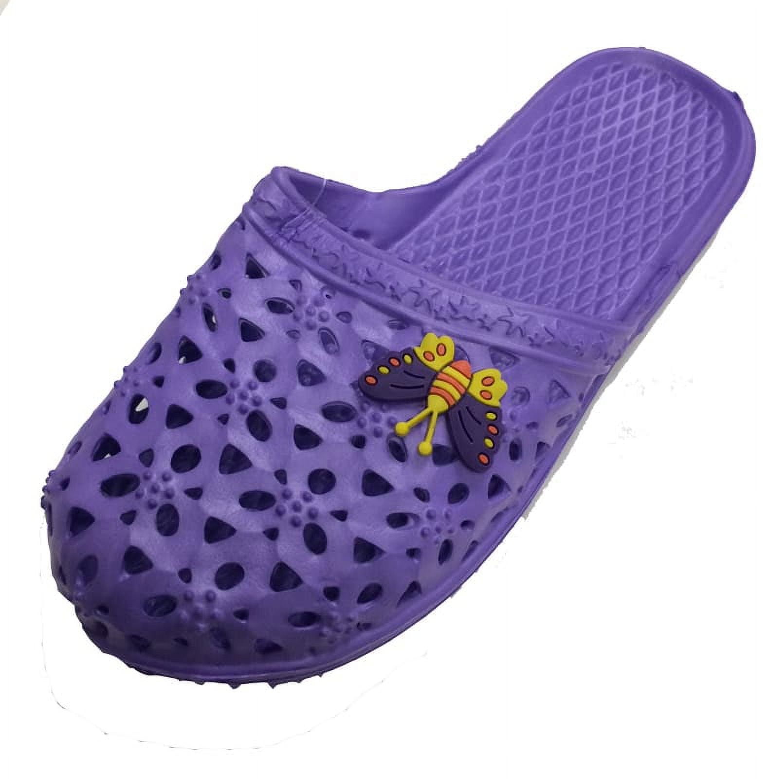 Women Lady Indoor Sandals Home Flats Shoes Shower Slip On Slipper ...