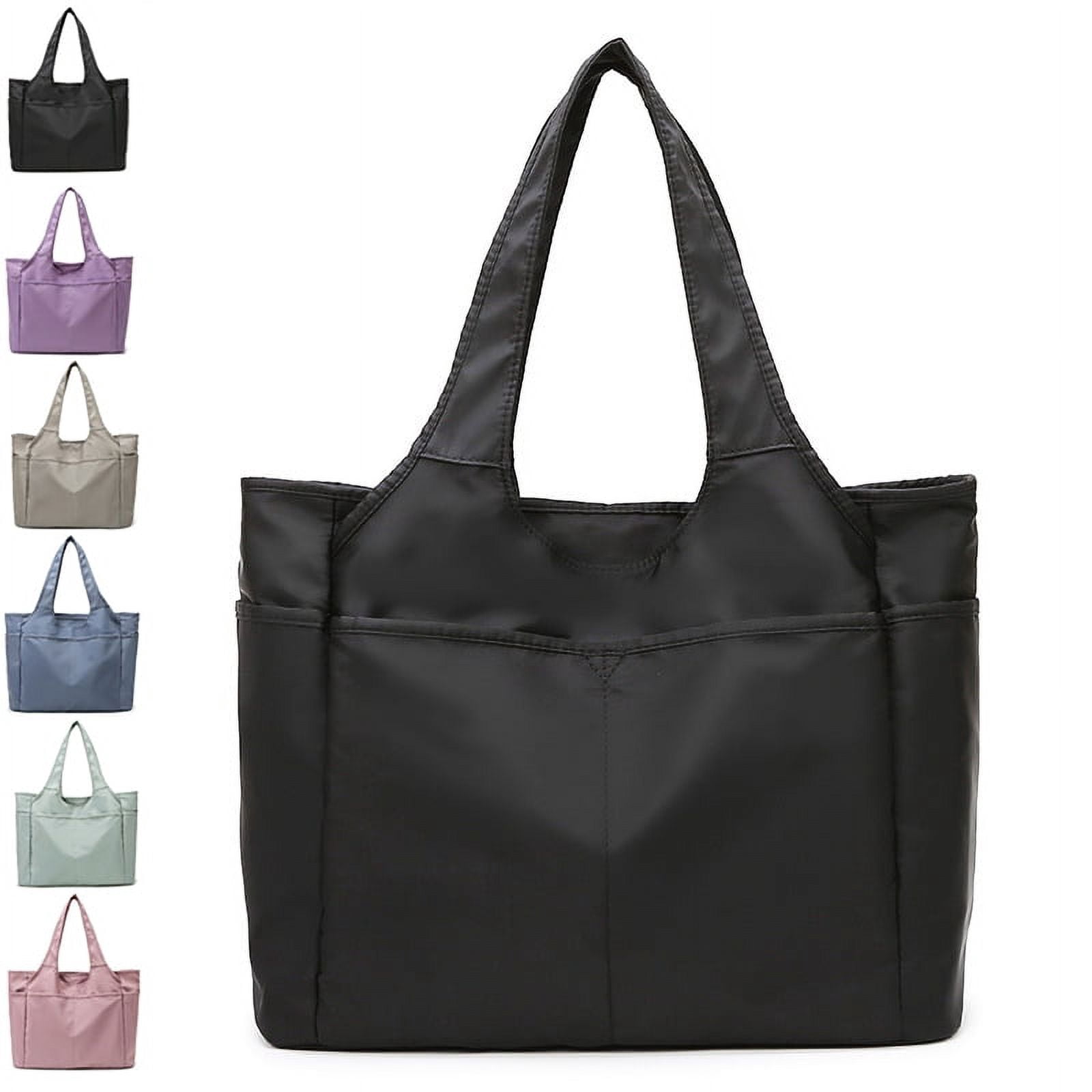 Women Laptop Tote Bag for Work Lightweight Splice Canvas Handbag Purse ...