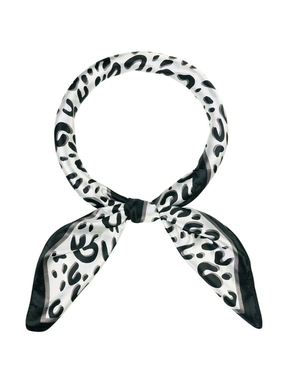 Blancho Red & Ivory Distinctive Leopard Animal Print Fashion Soft Silk ...