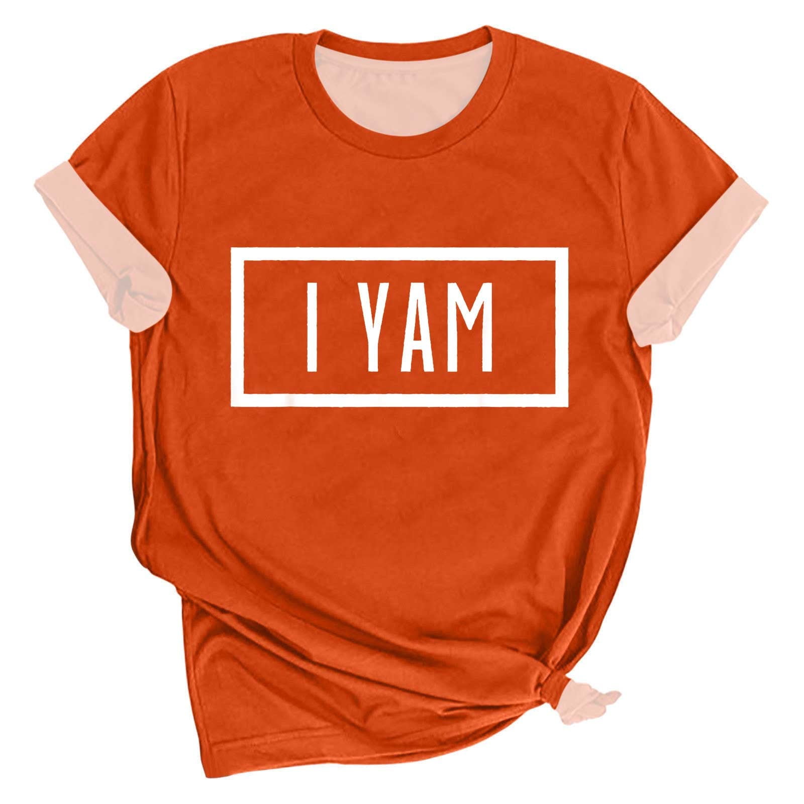 Women Letters Print Tee She's My Sweet Potato I Yam Shirt Couples ...