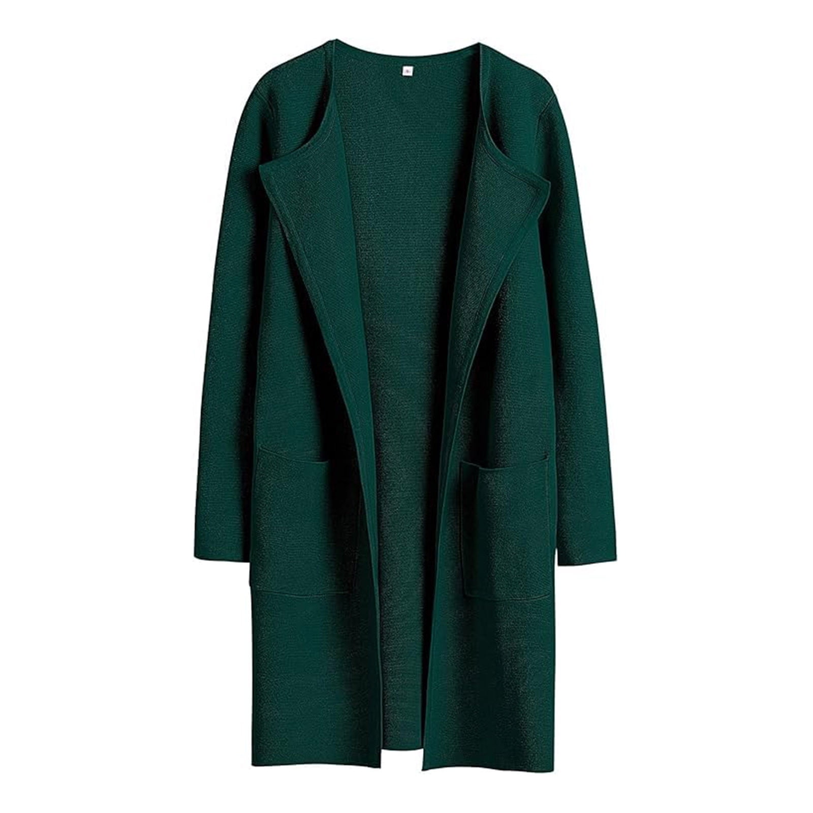 Women Long Sleeve Maxi Cardigan Open Front Oversized Knitted Sweater ...