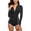 Women's UPF50+ Long Sleeve UV Sun Protection Shirts Quick Dry Rash Guard Swim Outdoor T-Shirt ...