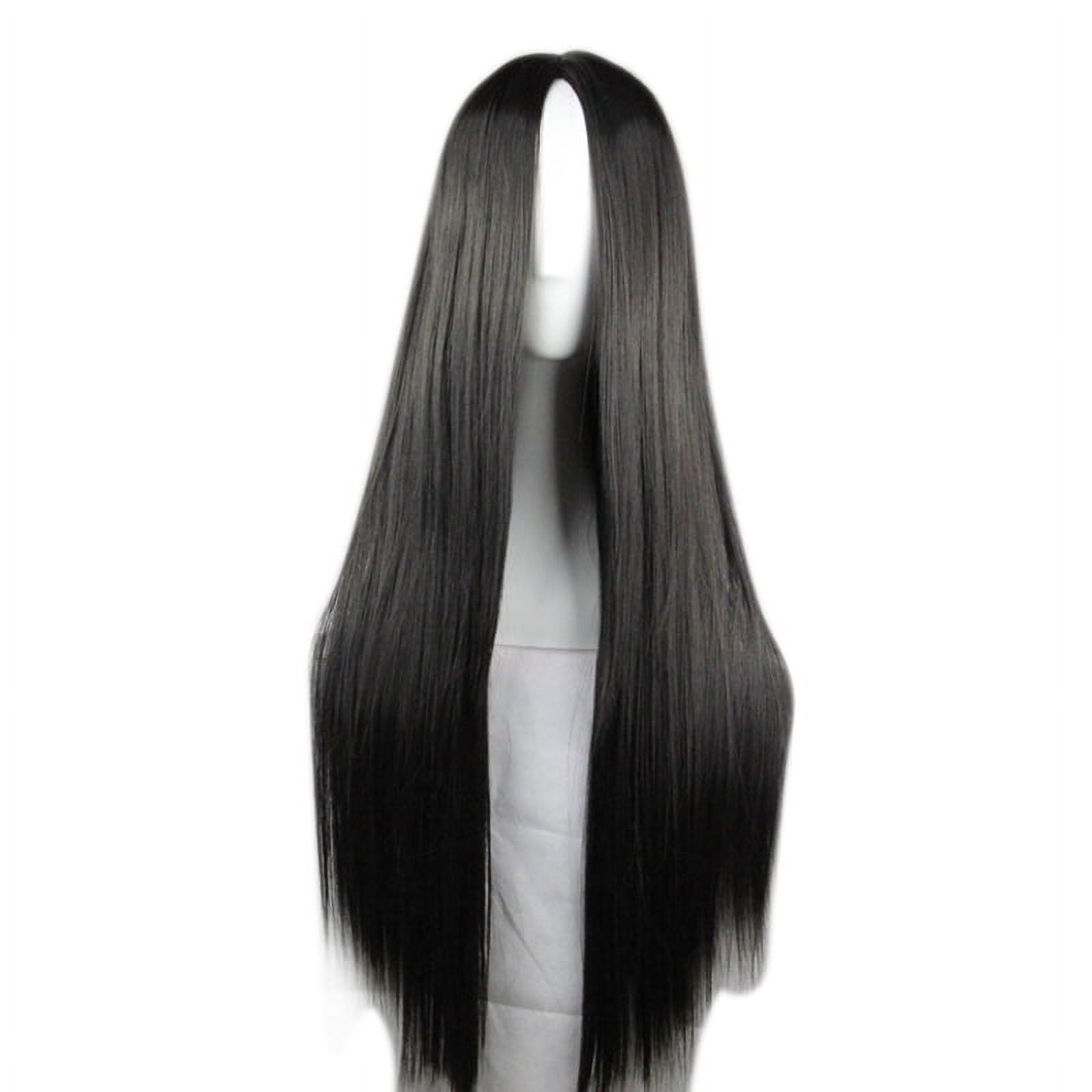 Women Long Straight Hair Wig Hairstyles Heat Resistant Synthetic Anime ...