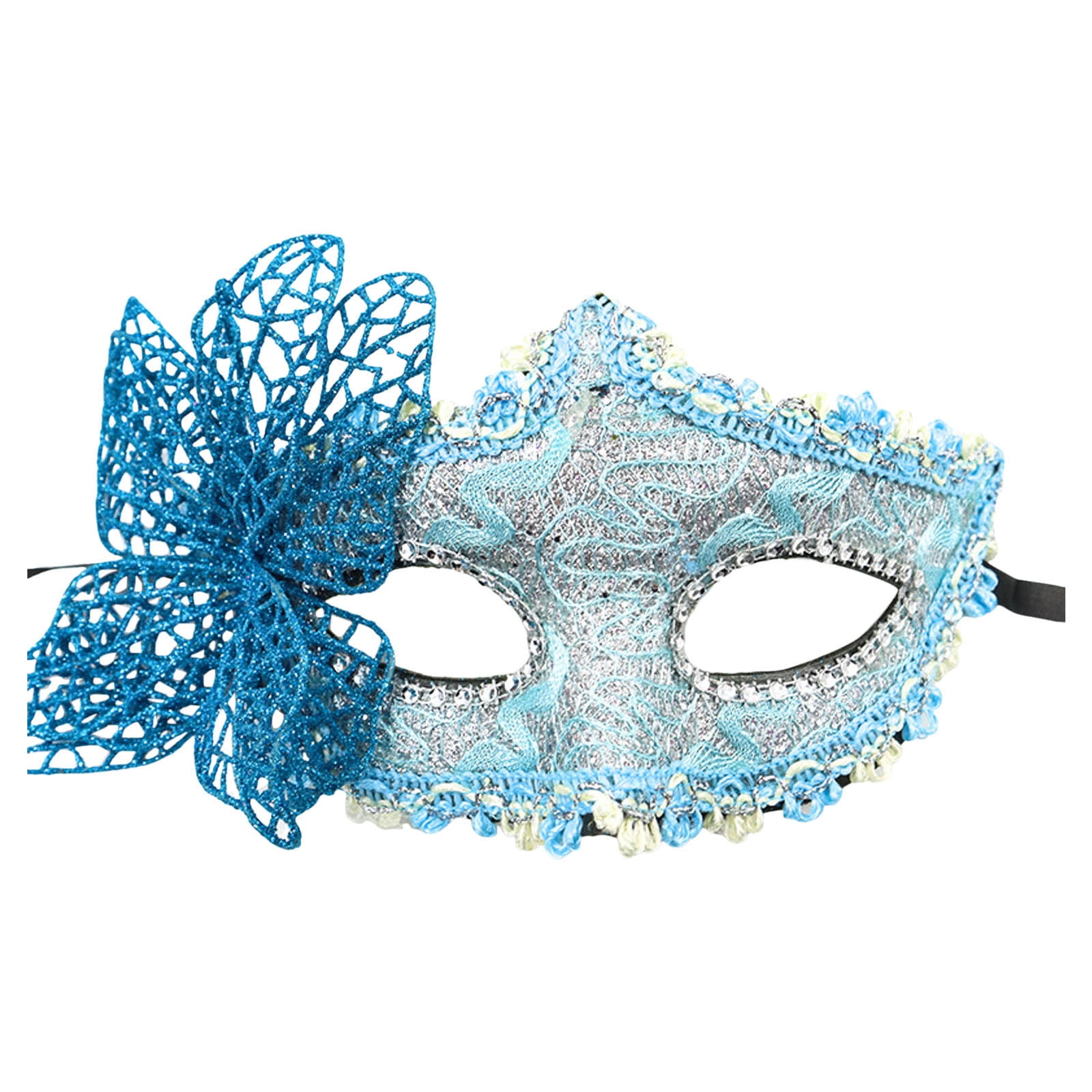 Women Makeup Dance Face Masquerade Masks Guard Painted With Gold ...