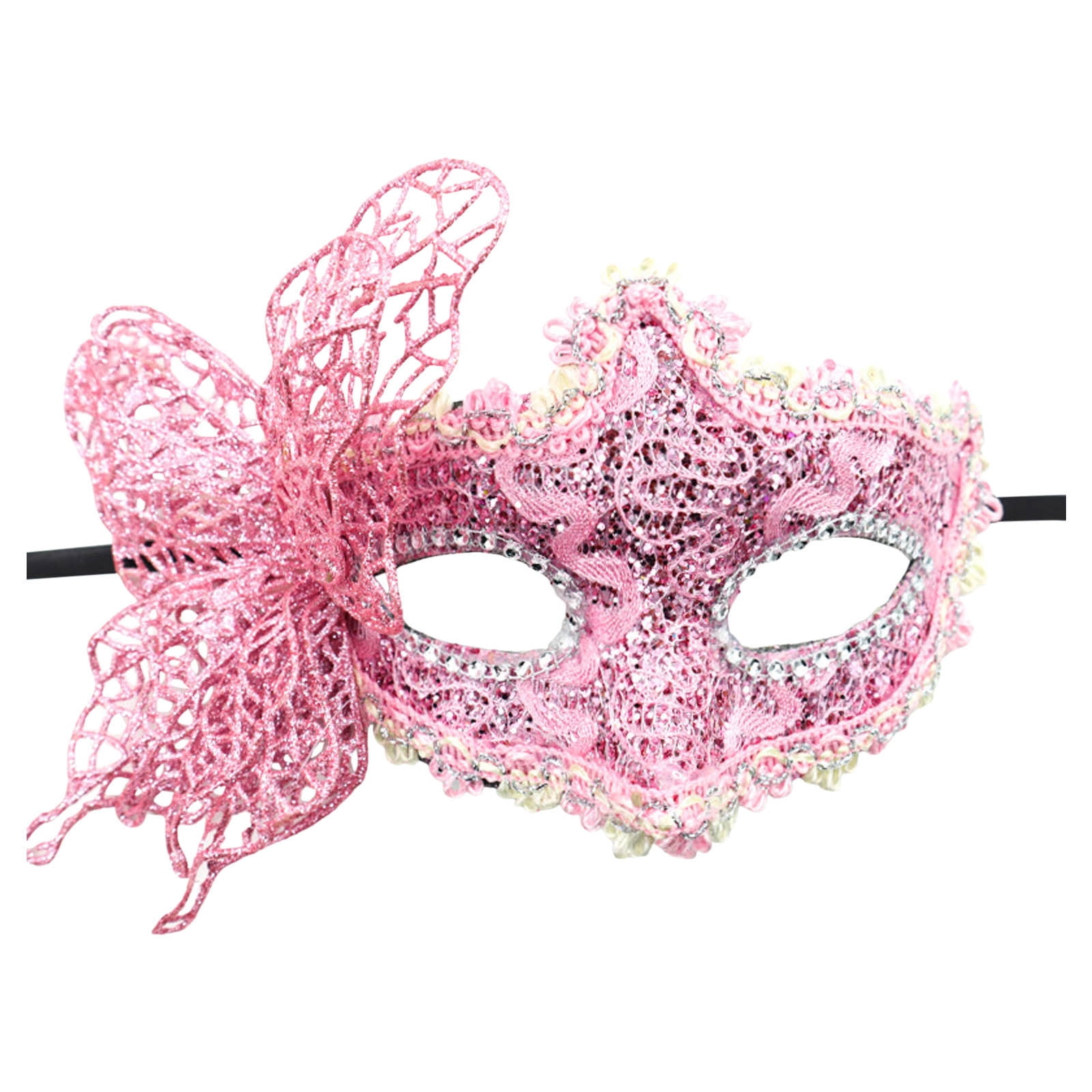 Women Makeup Dance Face Wolf Mask Guard Painted With Gold Masquerade ...
