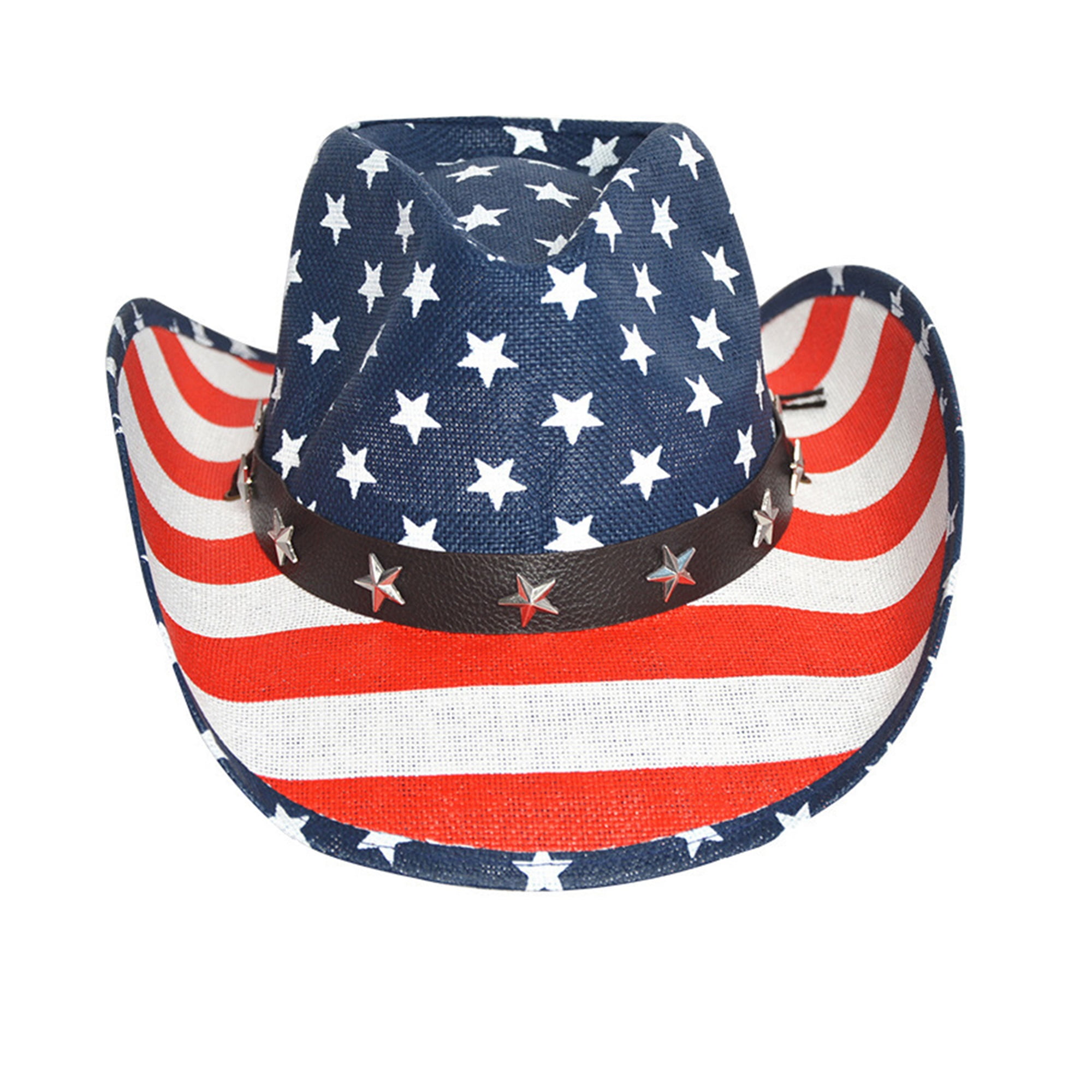 Women Men 4th of July American Flag Western Cowboy Hat USA Independence ...