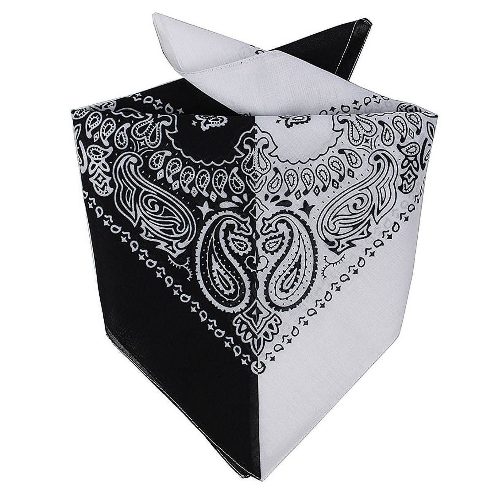 Women Men Cotton Fashion Bandanas Paisley Sided Double Wrap Scarf Best ...