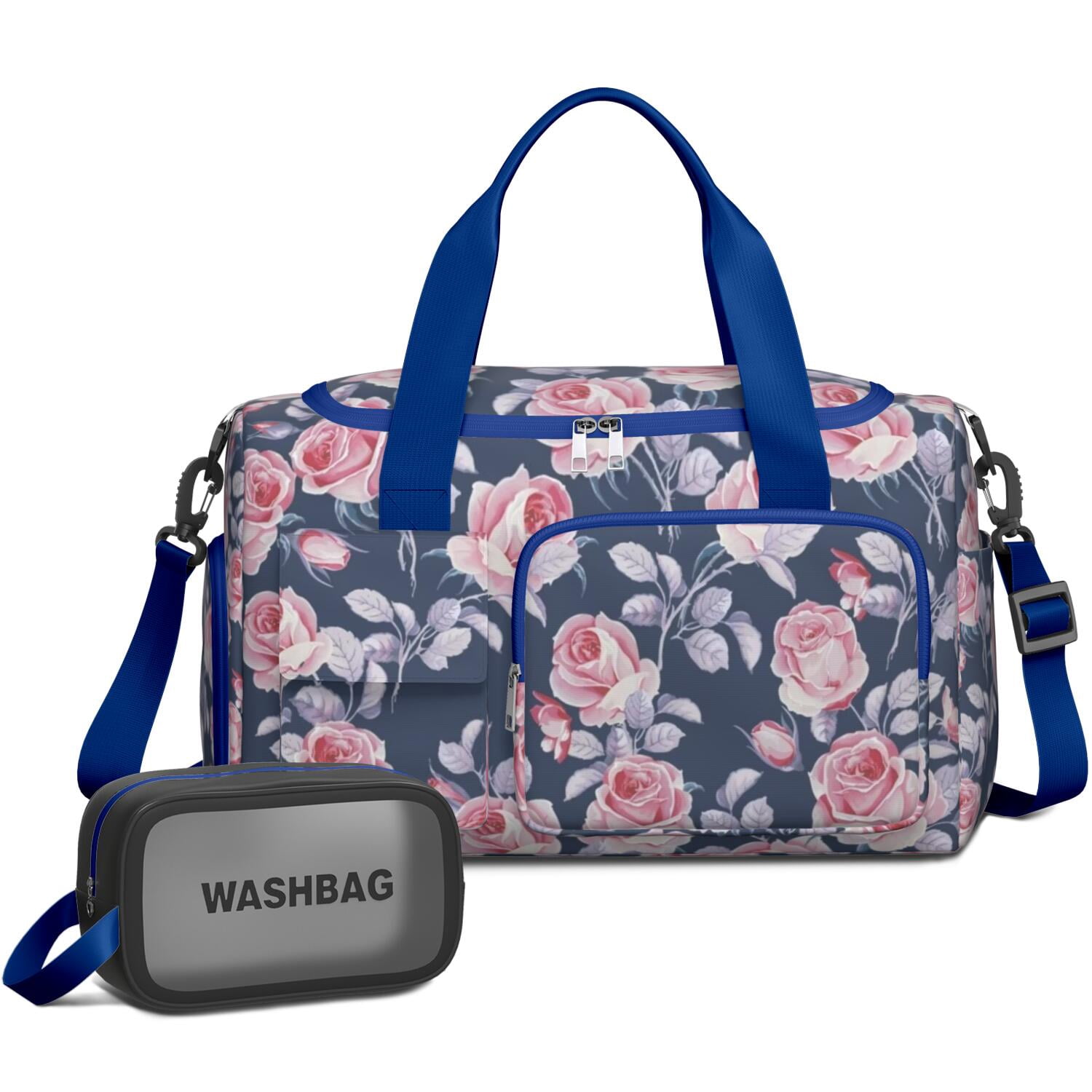 Women Men Gym Bag,Pioneer Flower Floral Print Pattern Small Duffle Bag ...