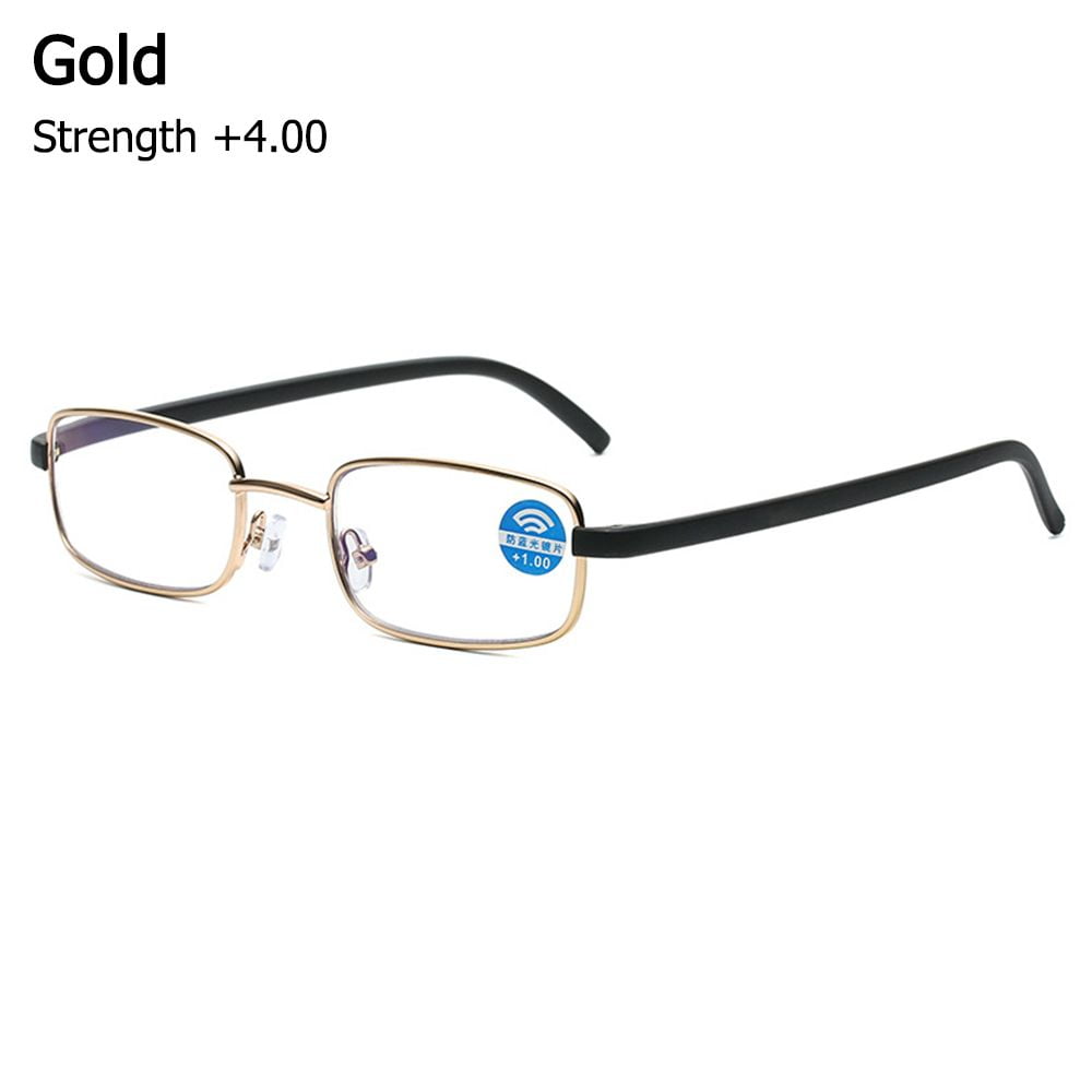 Women Men Metal Frame Portable Vision Care Eyeglasses Reading Glasses Presbyopia Eyeglasses Far