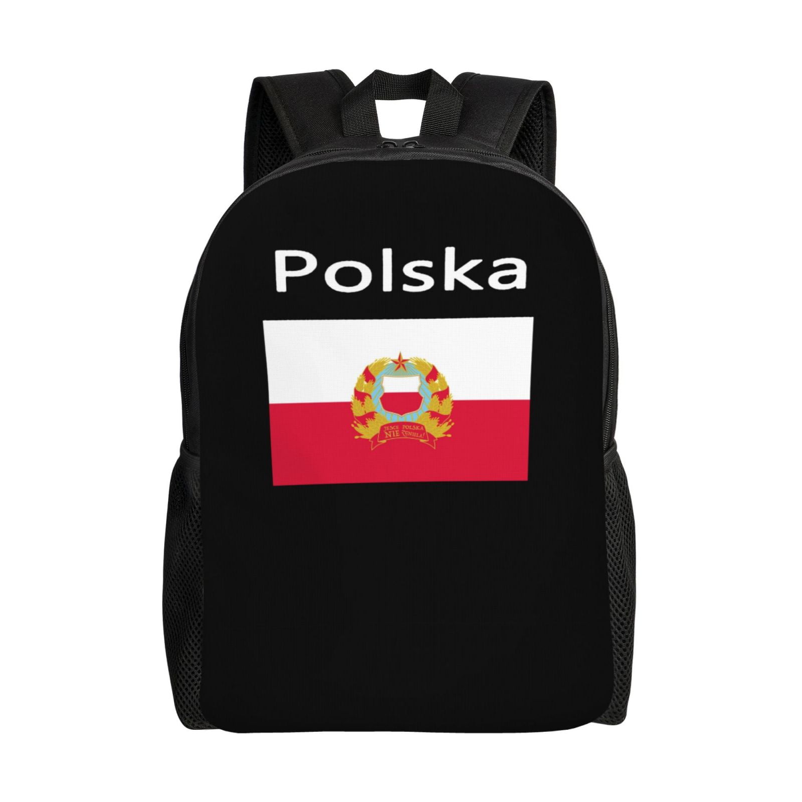 Women Men Polska Polish Flag Backpack Lightweight Rucksack Casual ...