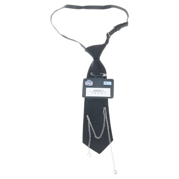 Women Men Preppy Student Uniform Elastic Neck Strap Pre Tied Necktie ...