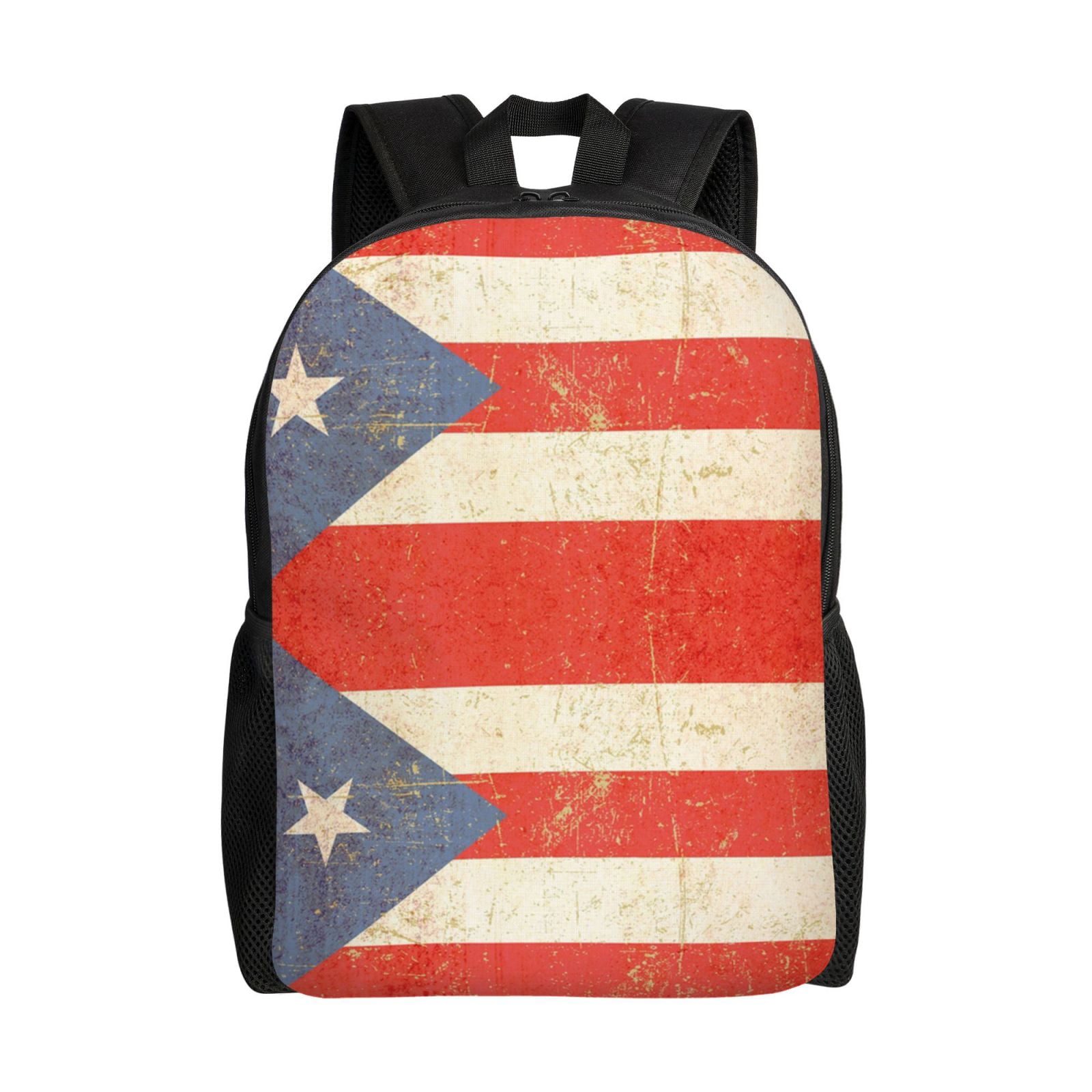 Women Men Puerto-Rico-Flag Backpack Lightweight Rucksack Casual Daypack ...