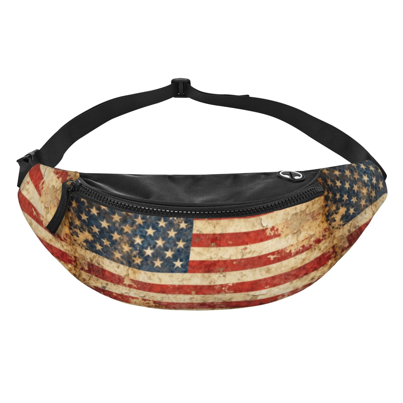 Women Men Retro Us America Flag Crossbody Fanny Waist Bag Pack Belt Bag ...
