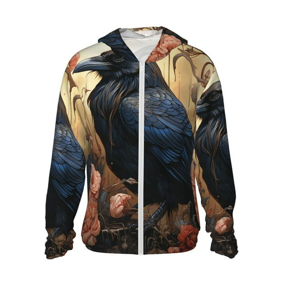 Women Men Sun Protection Hoodie Jacket Zip Long Sleeve Shirt Hiking ...