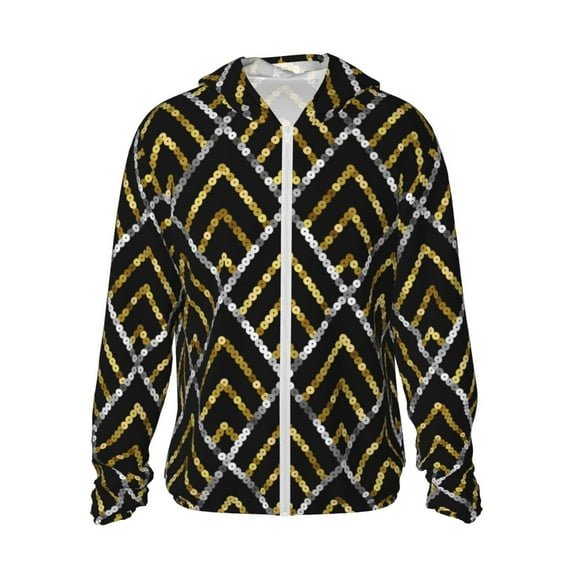 Women Men Sun Protection Hoodie Jacket Zip Long Sleeve Shirt Hiking ...