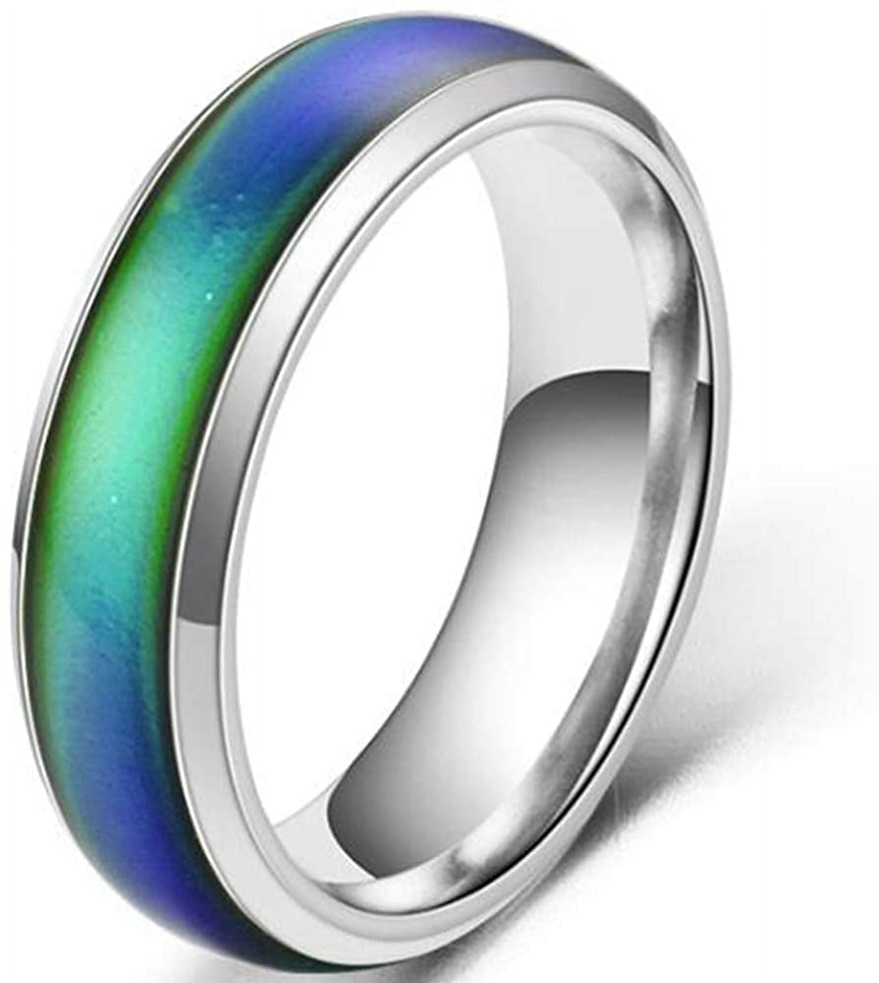 Women Men Temperature Emotion Feeling Color Changing Mood Ring Jewelry ...
