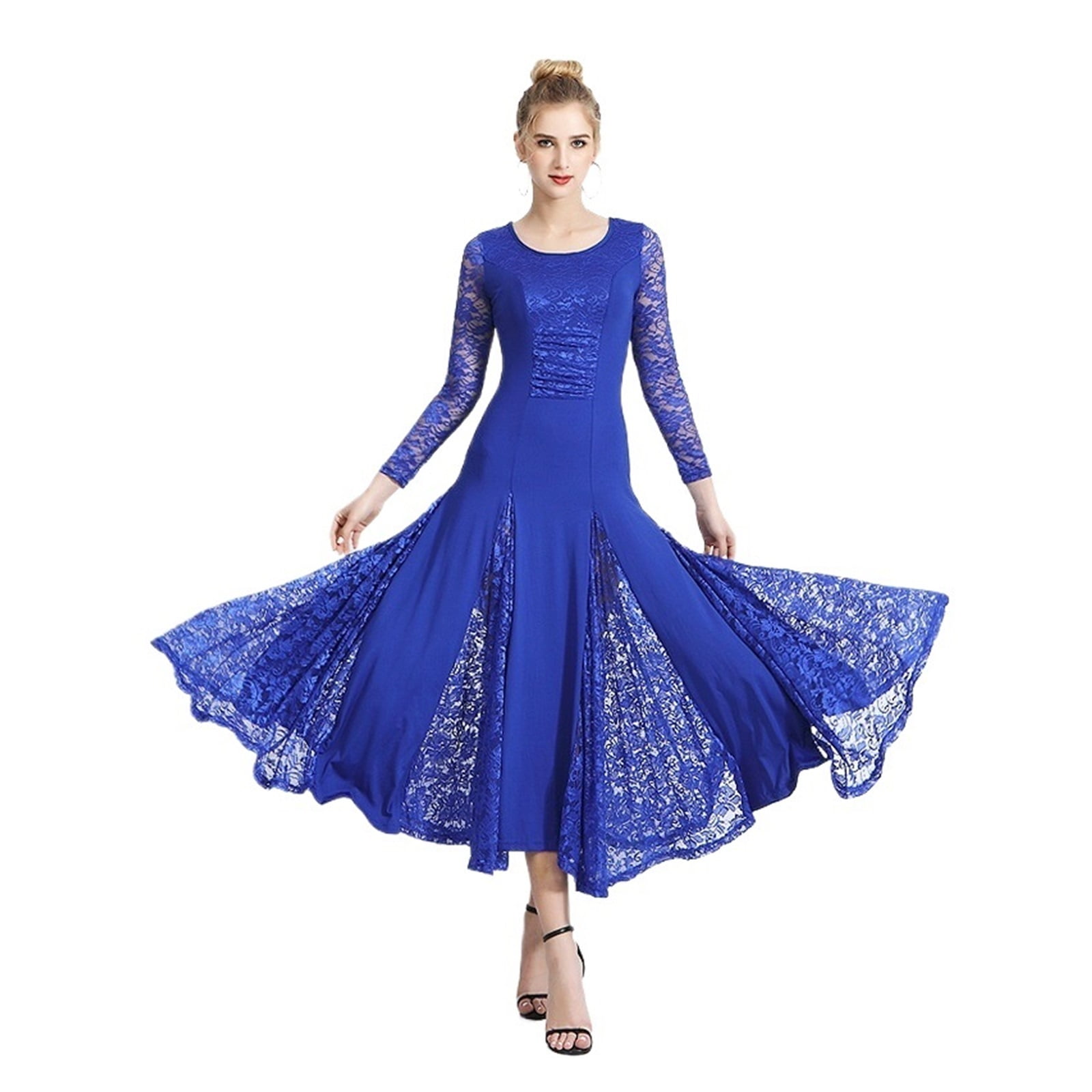Women Modern Dance Dress Waltz Ballroom Dance Tango National Standard ...