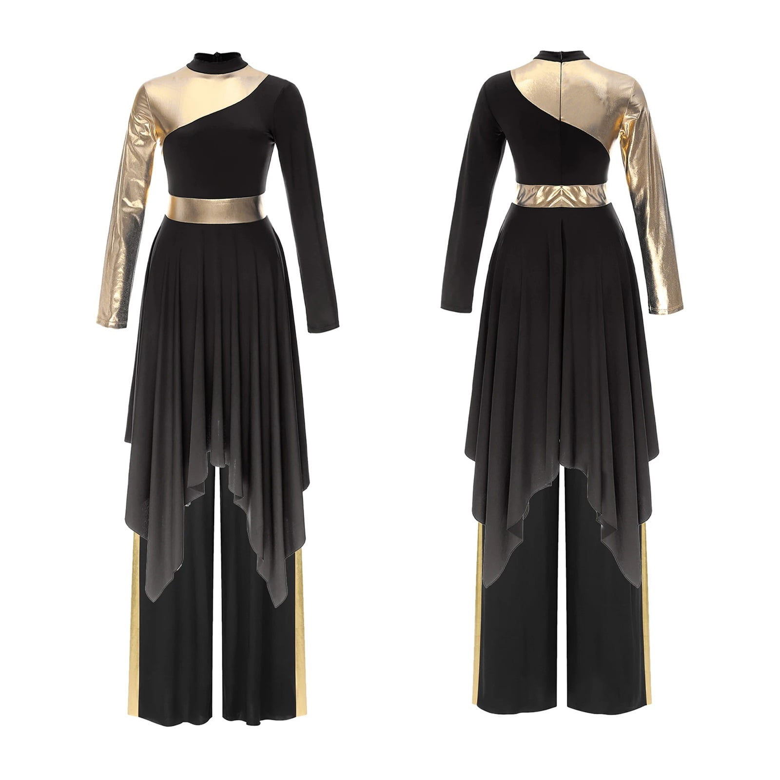Women Modern Lyrical Liturgical Dance Costume Church Choir Worship ...