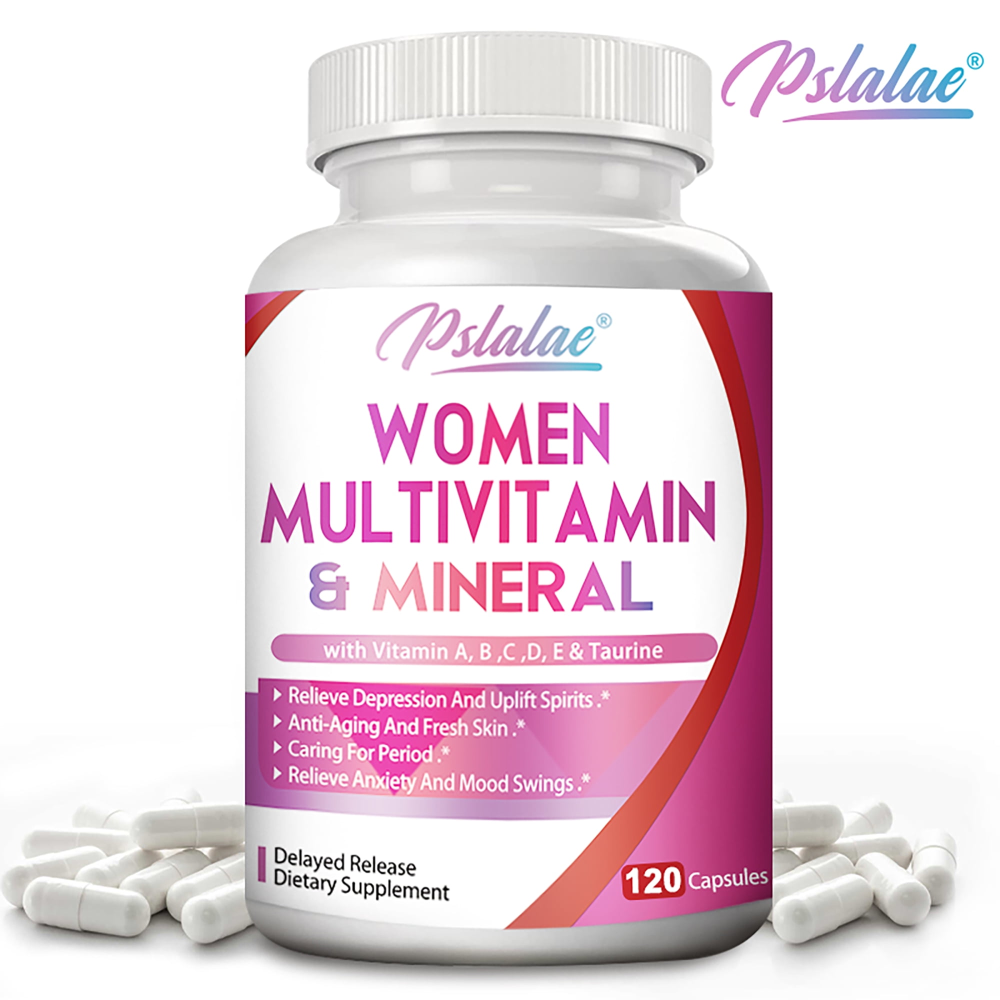 Women Multivitamin & Mineral - Improves Skin, Hair, Nail Health, Increase Energy, Vibrance and ...