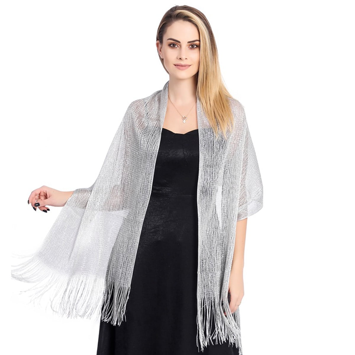 Women New Wraps and Shawl 200*50cm Shawls for Wedding Party Evening ...