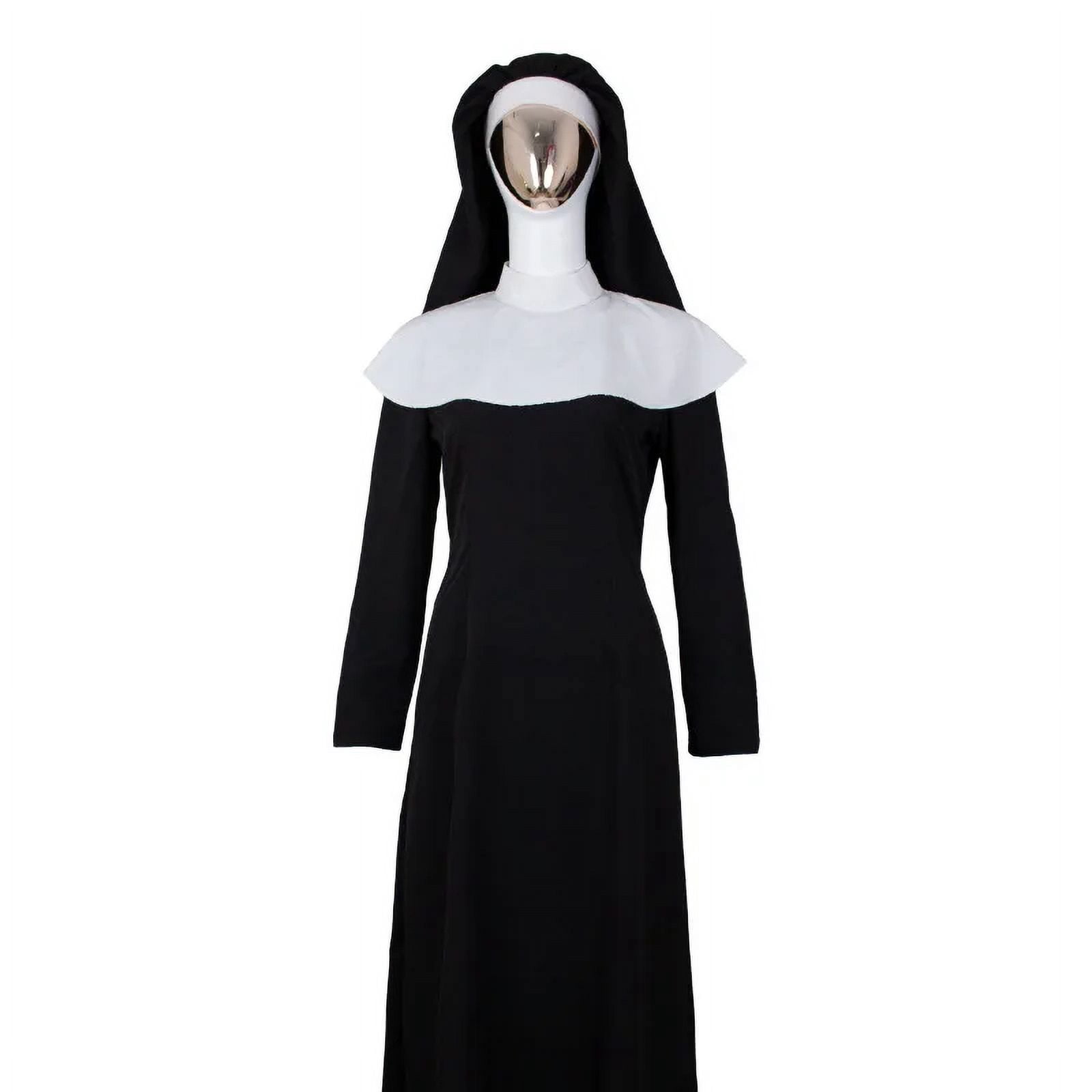 Women Nun Maria Cosplay Costume Stage Performance Outfits festival ...