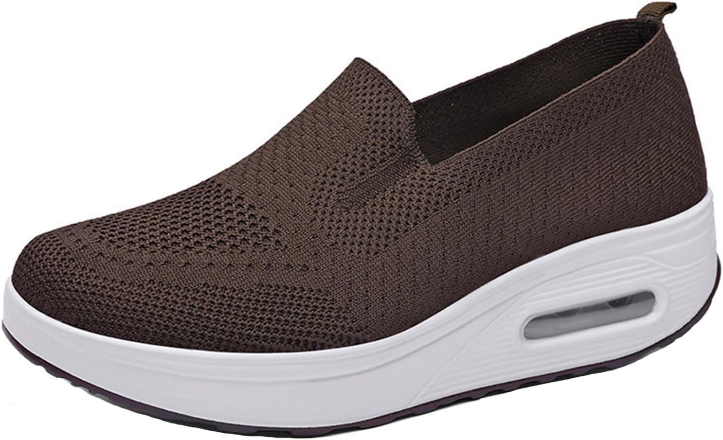 Women Orthopedic Air Cushion Walking Shoes Slip-On Platform Mesh ...