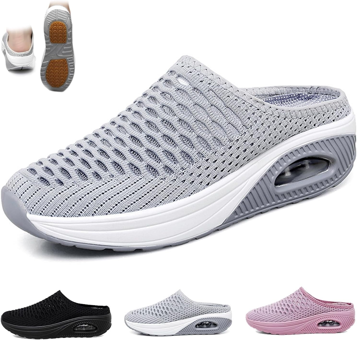 Women Orthopedic Slippers, Women's Woven Orthopedic Breathable Soft Shoes Arch Support ...