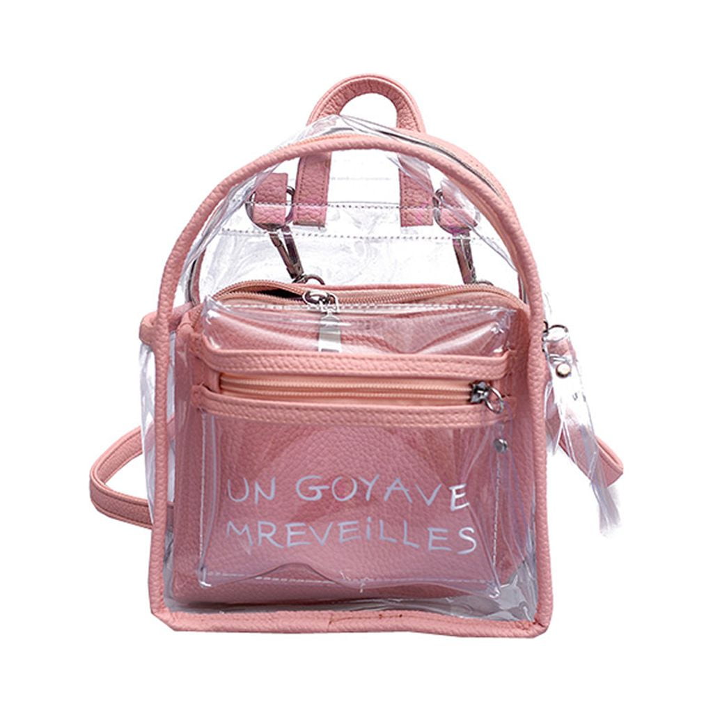 Women Outdoor Candy Color Waterproof Backpacks Shoulder Bag School ...