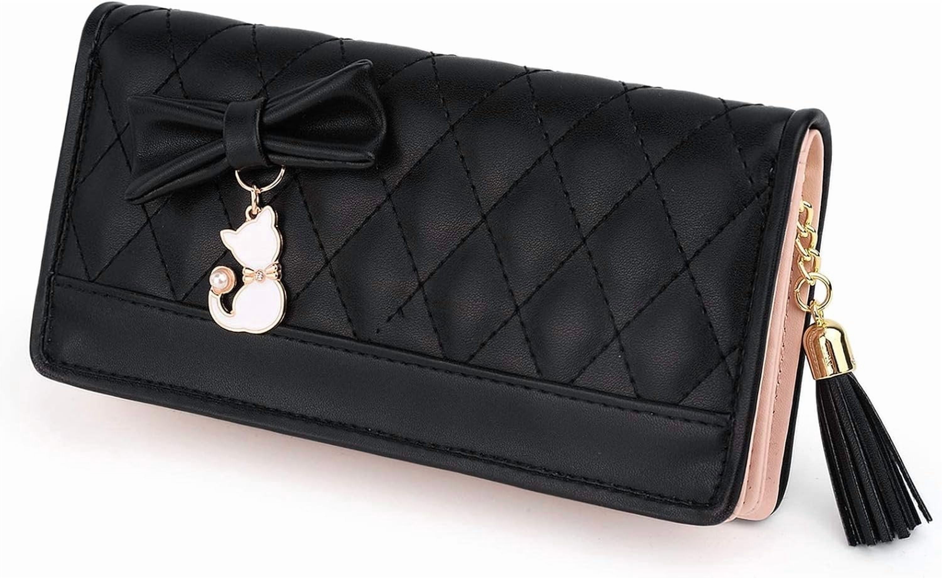 Women PU Leather Wallet Large Capacity Pendant Card Phone Holder ...