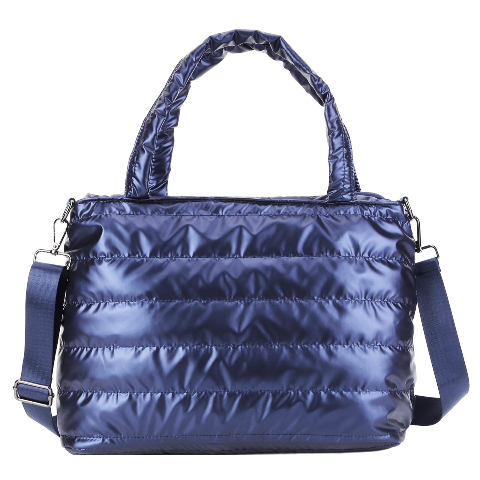 Women Padded Shoulder Bag Large Capacity Puffy Crossbody Bag Winter ...