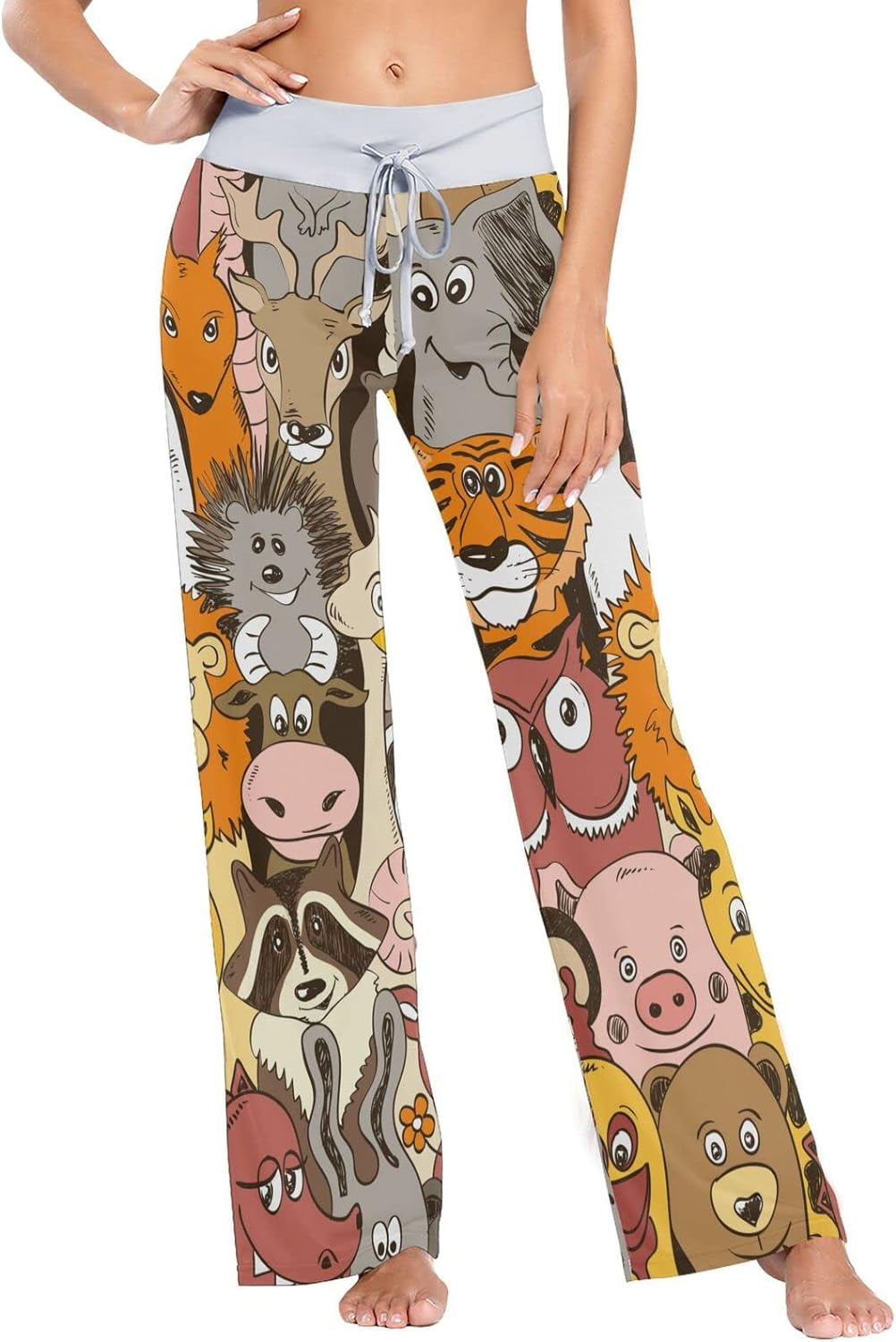 Women Pajama Pants Lounge Pants Long Stretch Comfy Sleepwear Funny ...