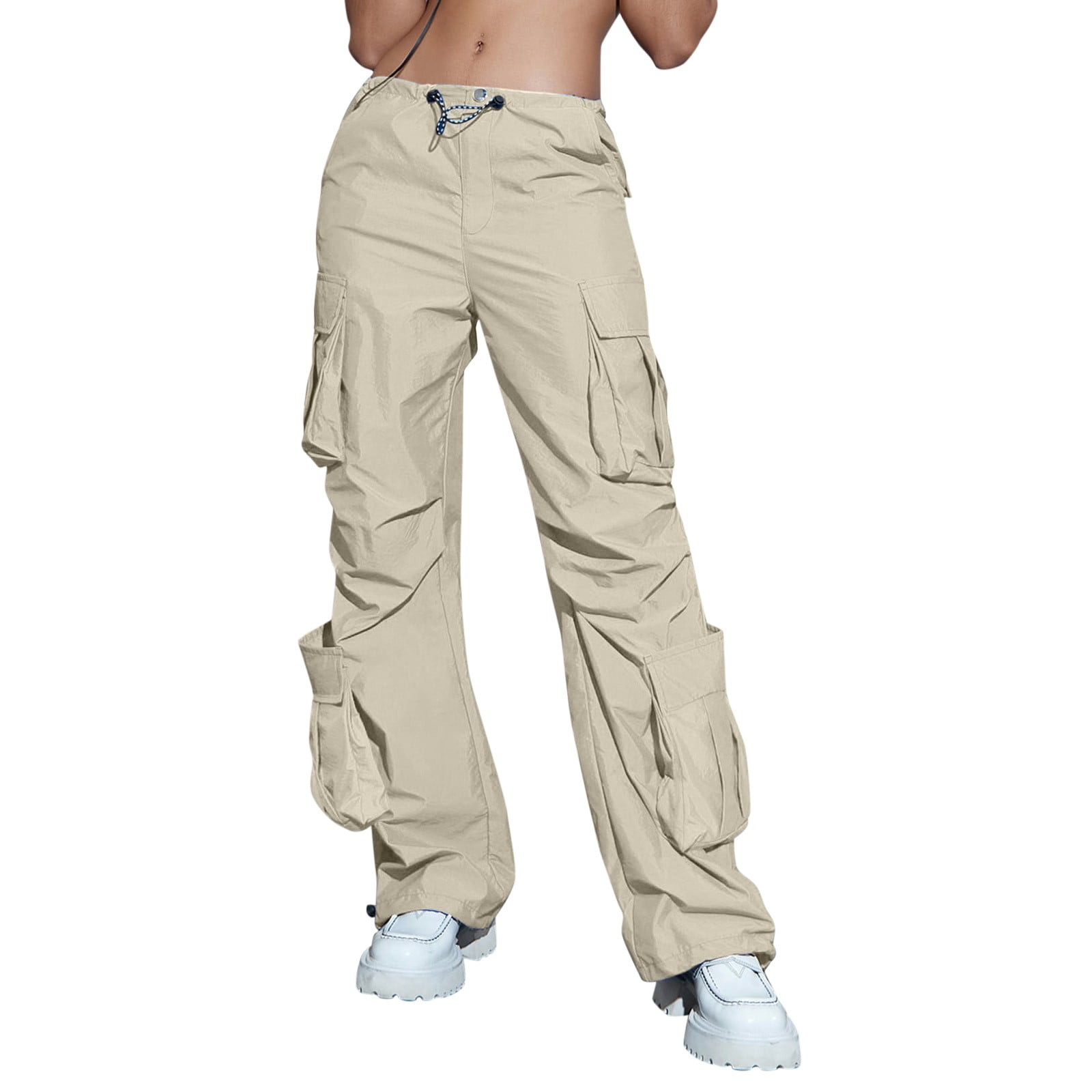 Women Pants 2024 Cargo Pants Woman Relaxed Fit Baggy Clothes With ...