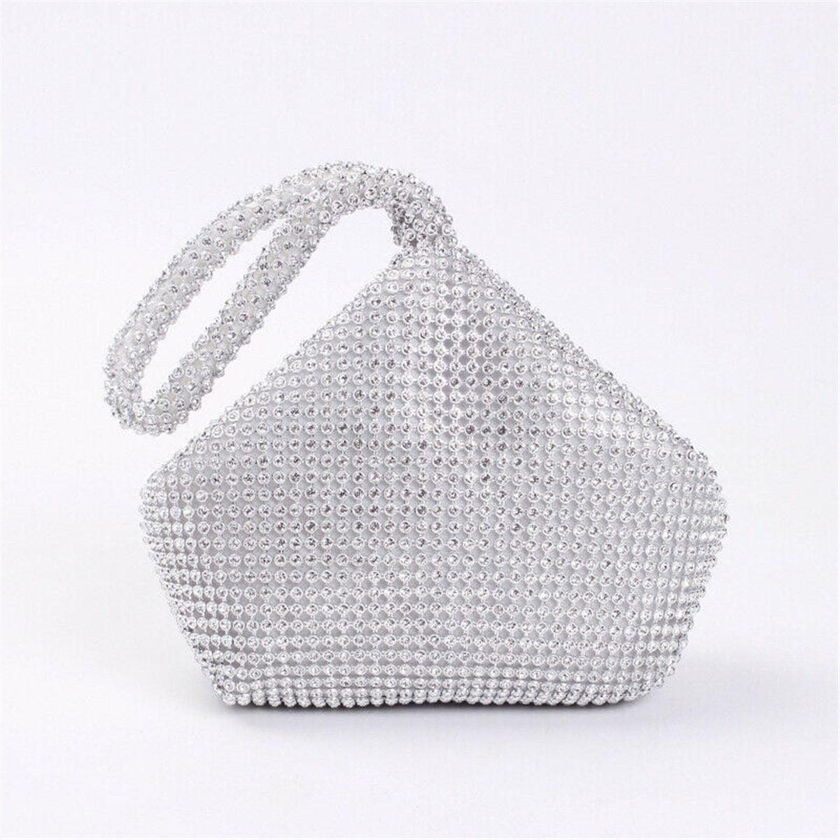 Women Party Gift Triangle Clutch Purse Diamant Evening Bag Wedding Prom ...