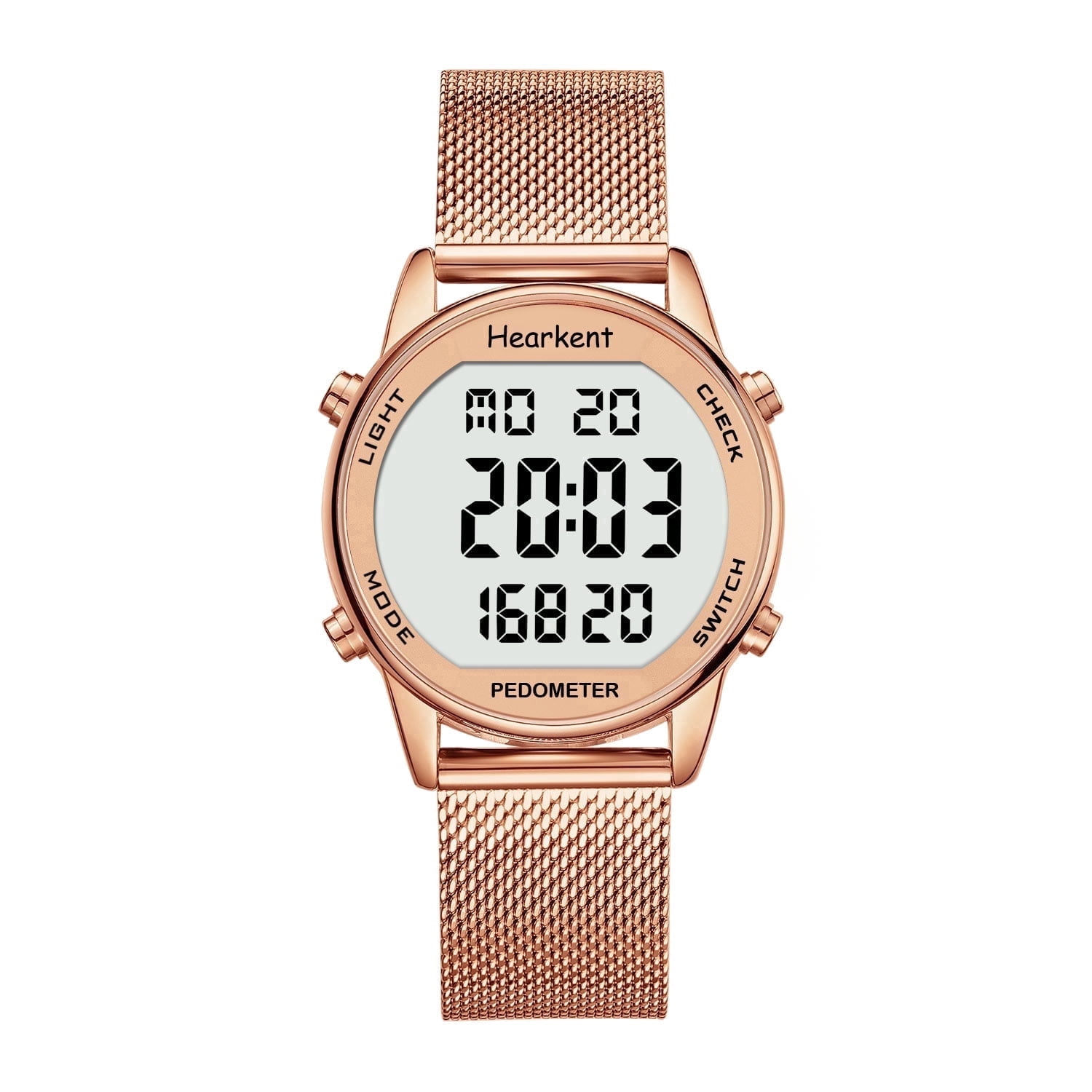 Hearkent Women's Pedometer Watch, Step Counter, No Bluetooth ...