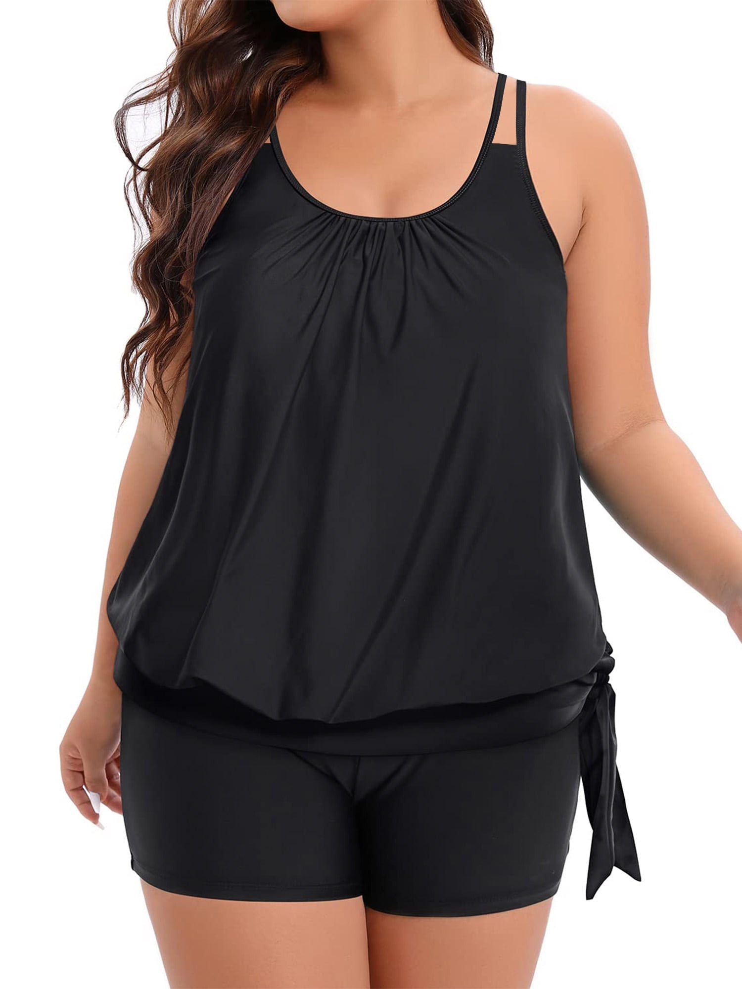 Rivelino Plus Size Two Piece Swimsuits for Women Tankini Bathing Suits ...