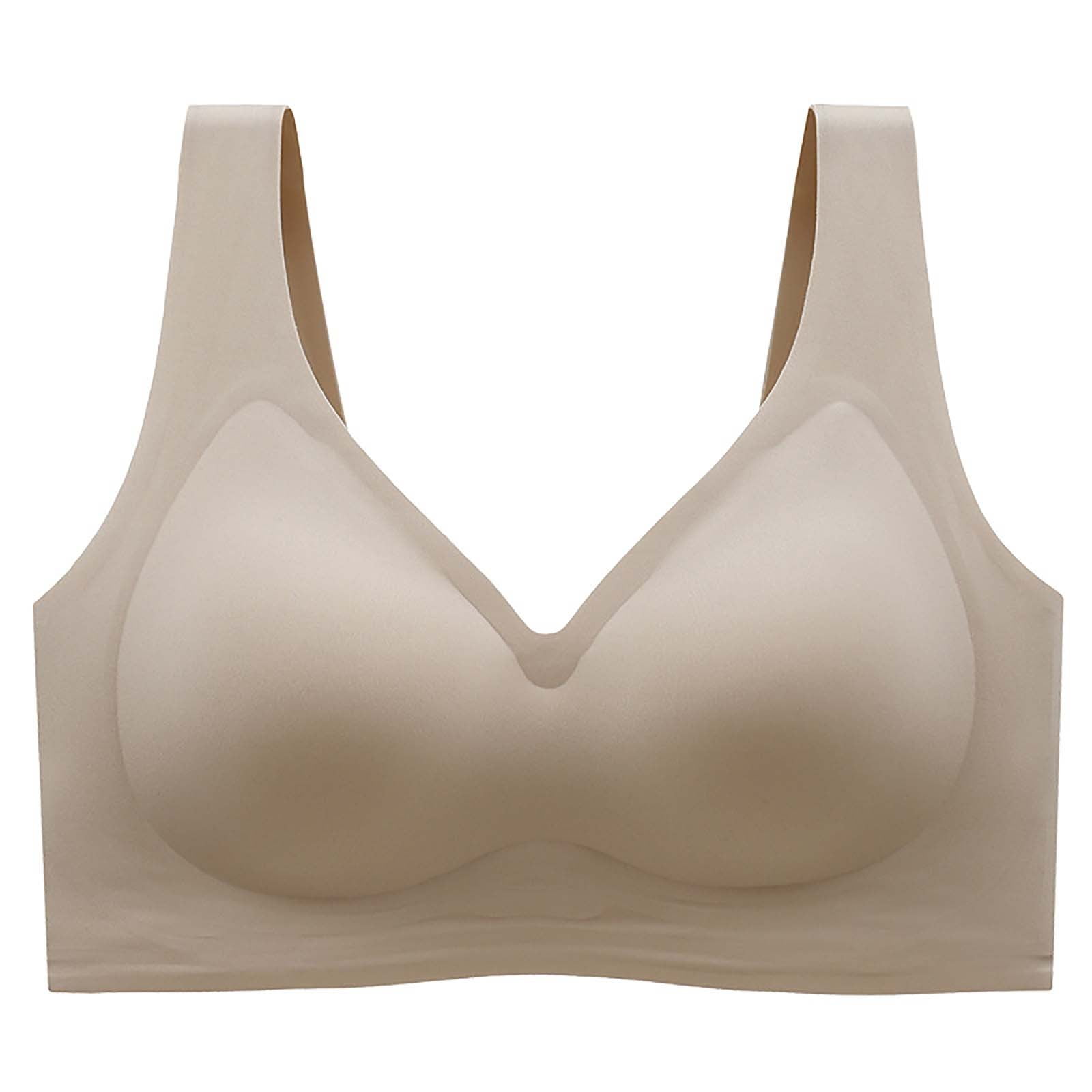 Women Plus Size Wirefree Bras for Women Full Coverage No Underwire ...