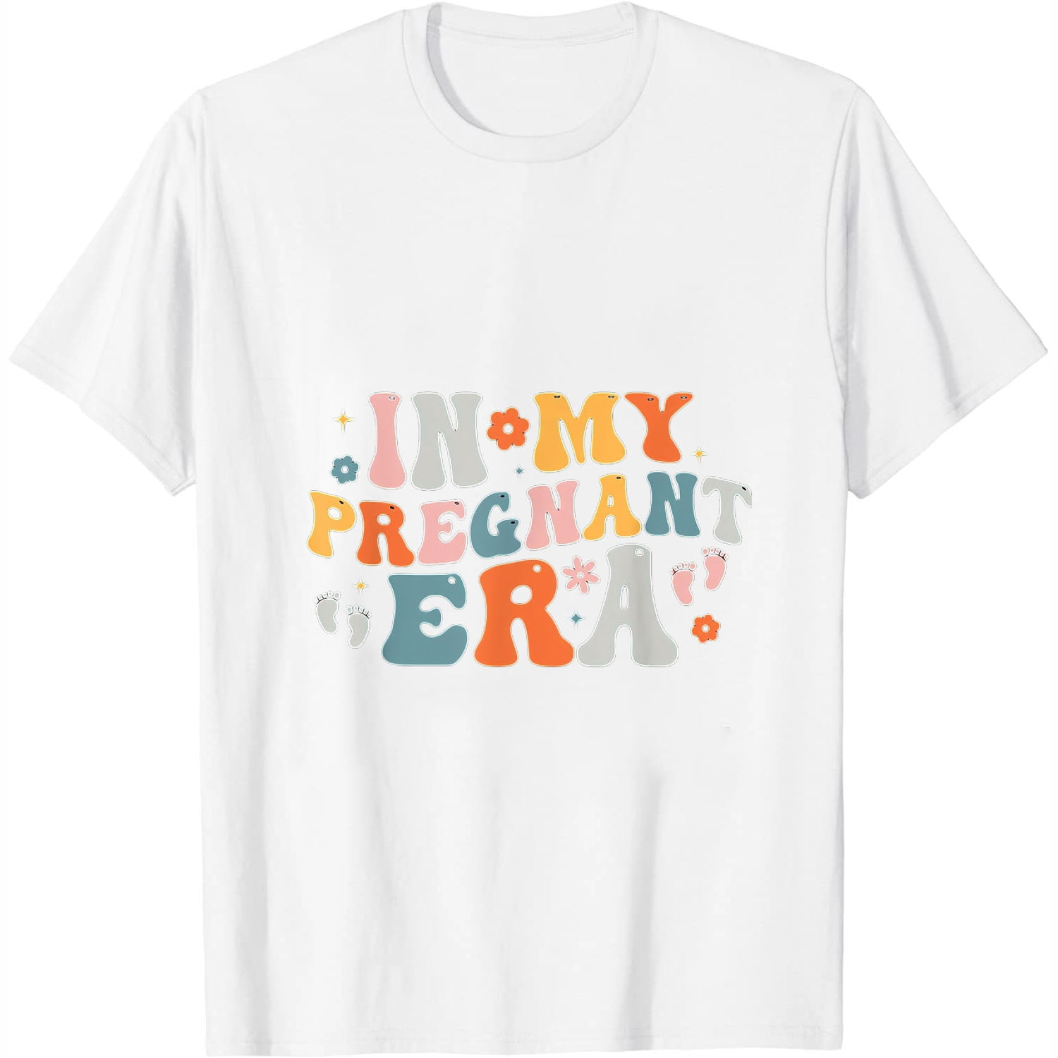 Women Pregnancy Announcement Shirt In My Pregnant Era T-Shirt - Walmart.com
