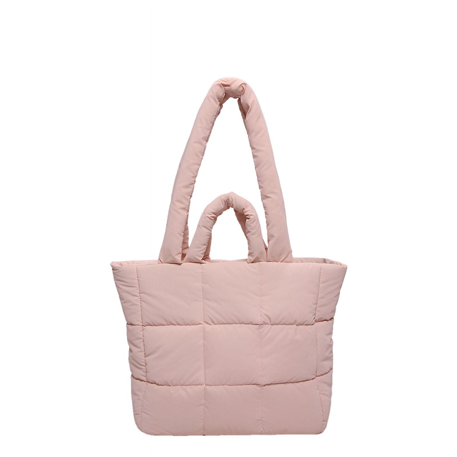 Women Puffer Tote Bag Fashion Shoulder Bag Quilted Tote Purse Outdoor ...
