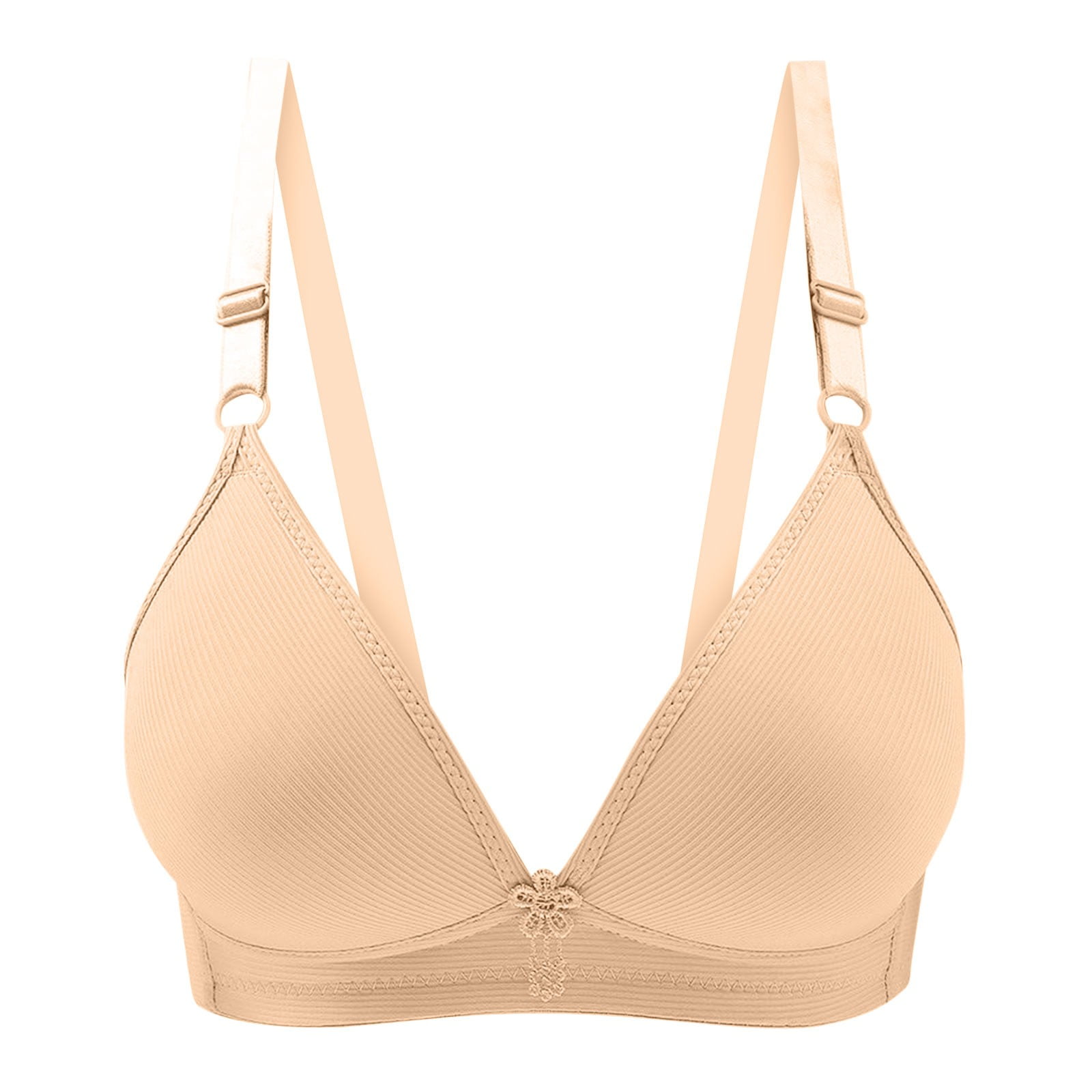 Women Push-Up Bra Wirefree Comfy Supportive Full Coverage Everyday ...