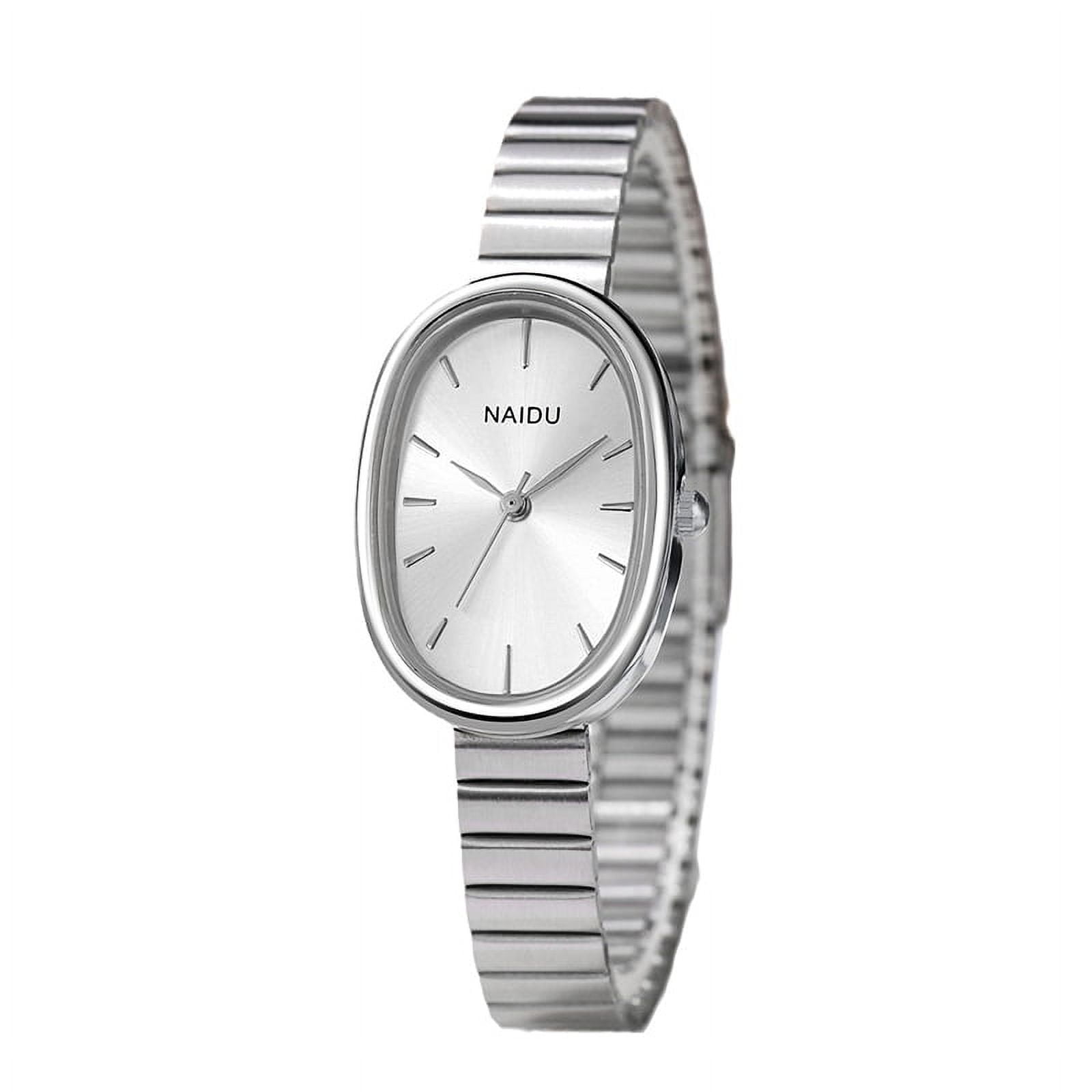 Women Quartz Watches Wrist Strap Oval Watch Easy Read Dial Classical ...