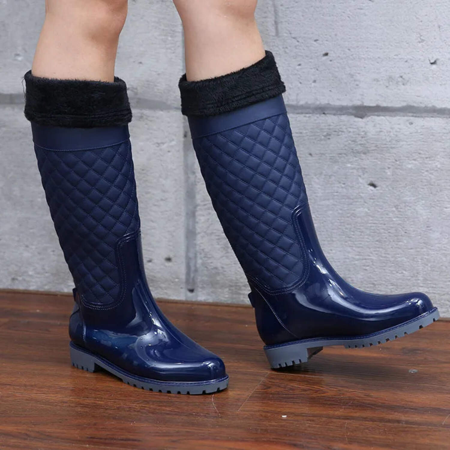 Women Rain Boots Lady Rain Water Shoes Ourdoor Rainboots Italianate Pvc ...