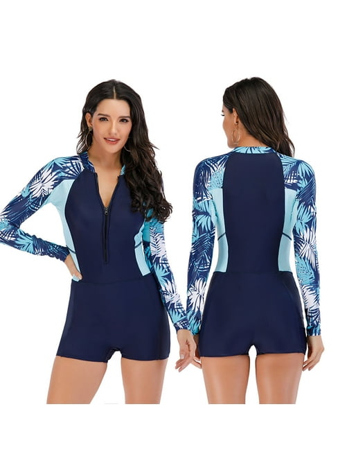 Rateoe Thin Green Line With USA Flag Printed Women Rash Guard Short ...