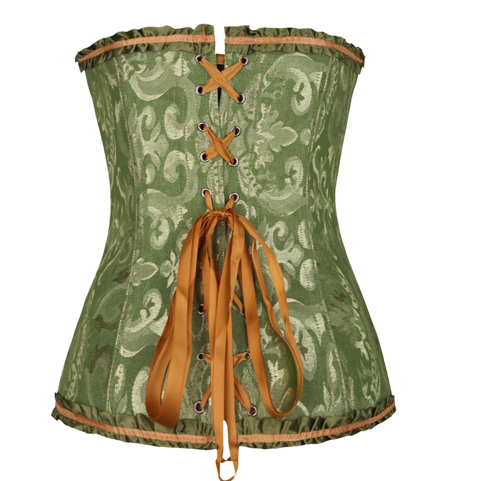 Women Renaissance Vintage Princess Corset Lace Elegant Overbust Tube ...