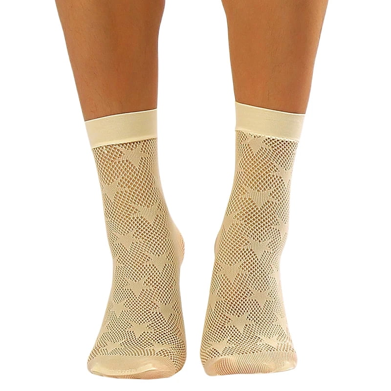 Women Retro Gothic Summer Lace Top Floral Fishnet Ankle Socks Lady ...