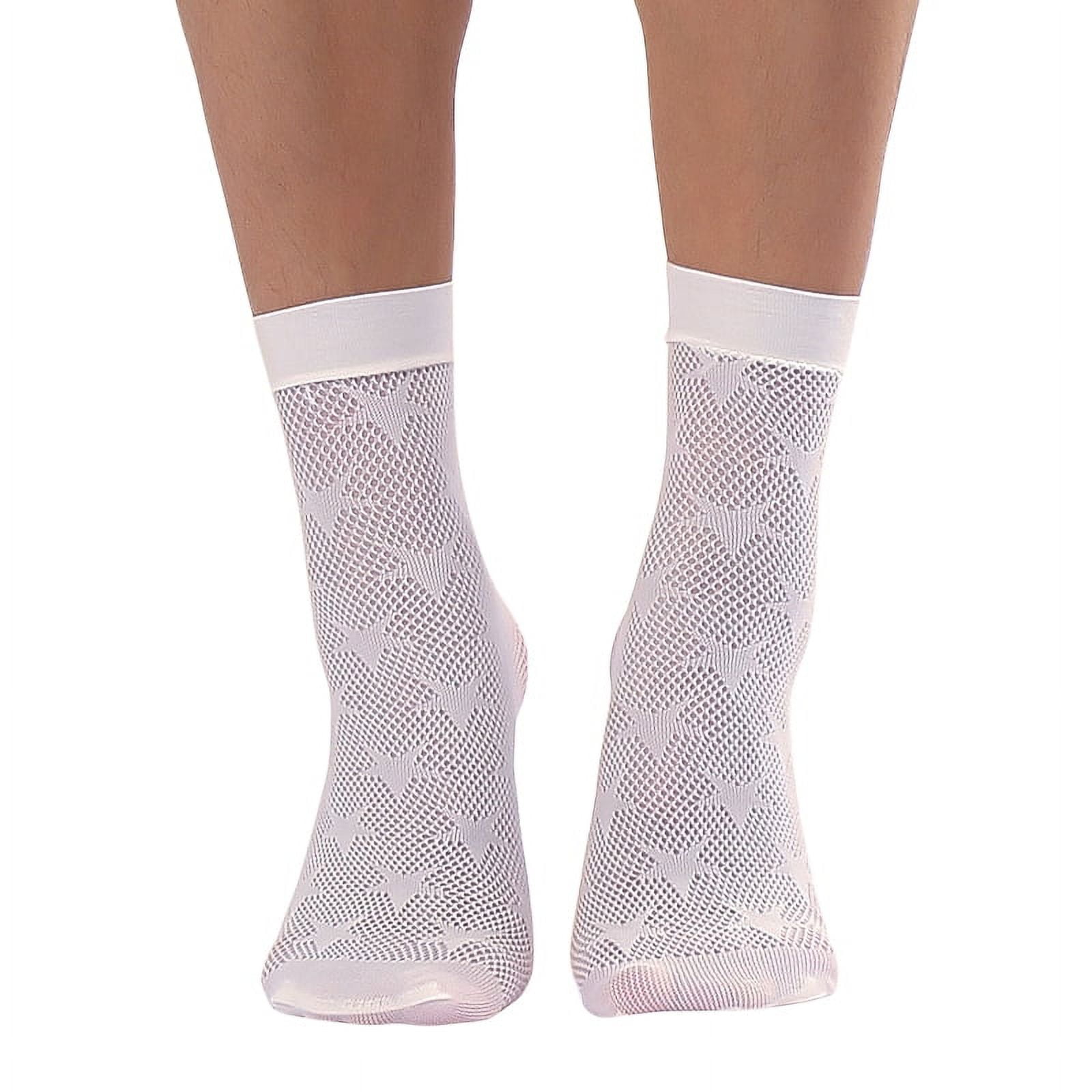 Women Retro Gothic Summer Lace Top Floral Fishnet Ankle Socks Lady ...